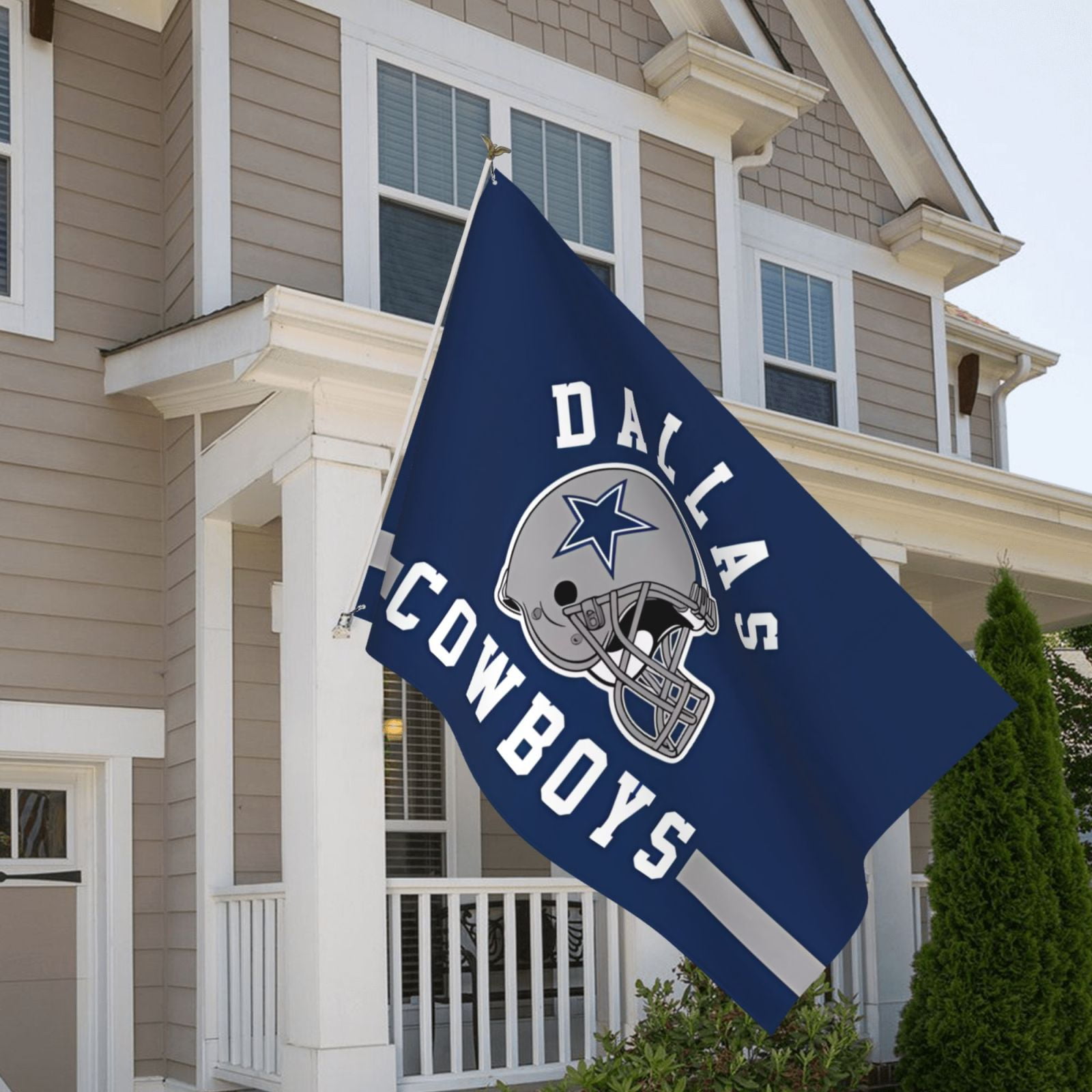 Dallas 5x8ft Outdoor Decorative Flag, American Football Team Fan Game ...