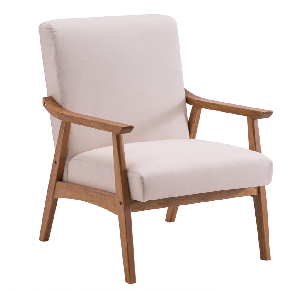Dallas 67x72 5x82cm Solid Wood Retro Simple Single Sofa Chair Backrest ...