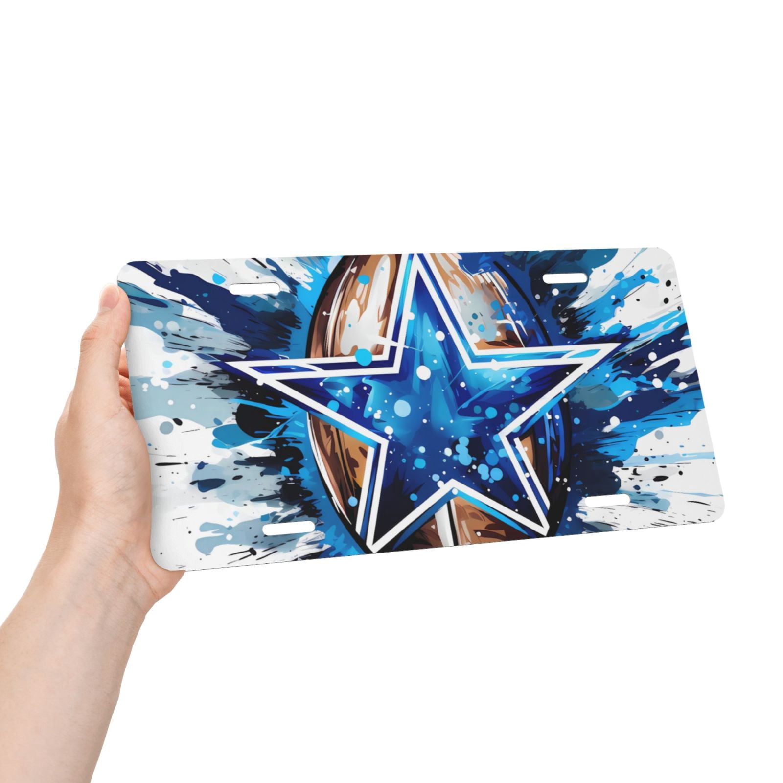 Dallas Aluminum America Football License Plate 6" X 12" - Team-Inspired ...
