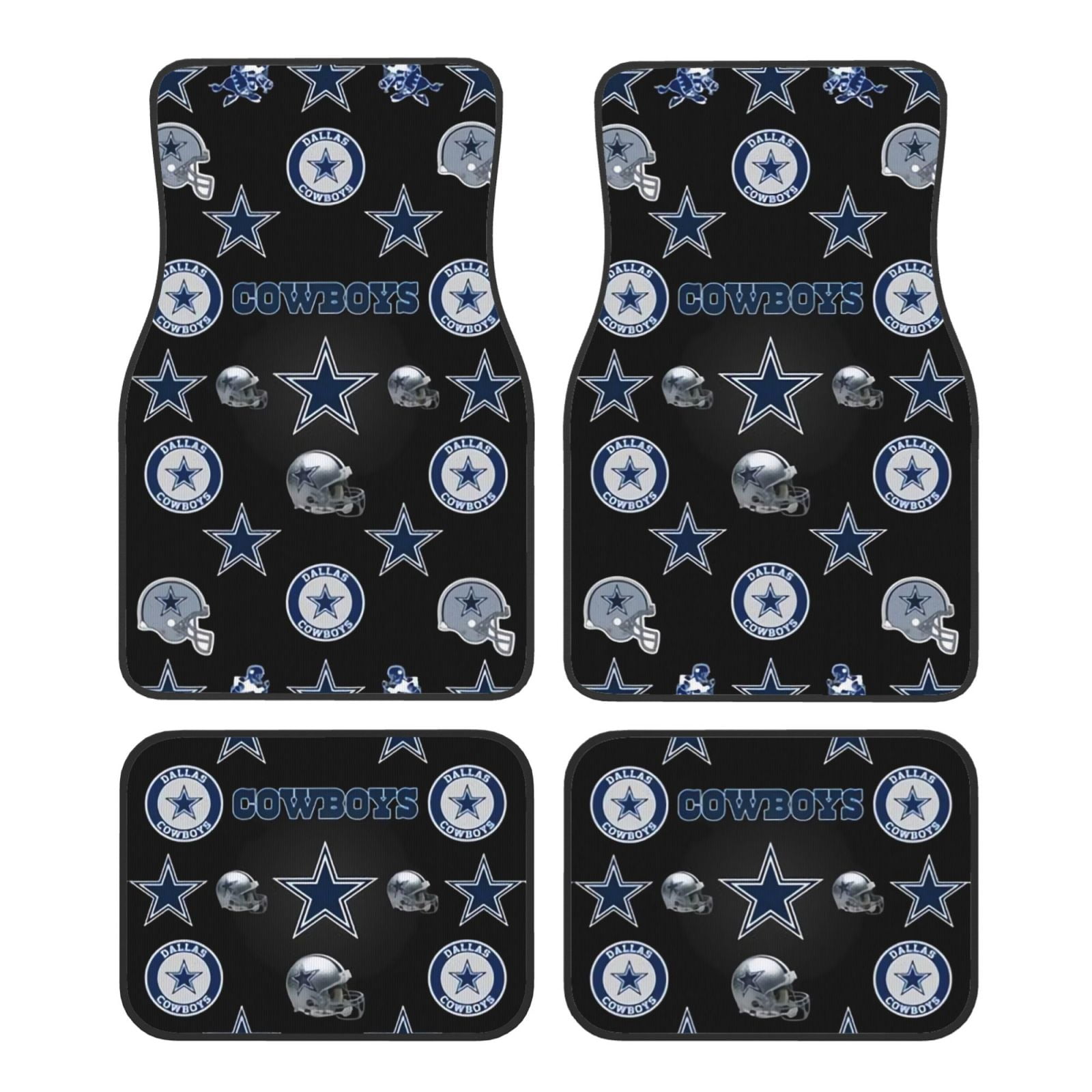Dallas American Football Team Car Mats Four-Piece Set, Crystal Velvet ...