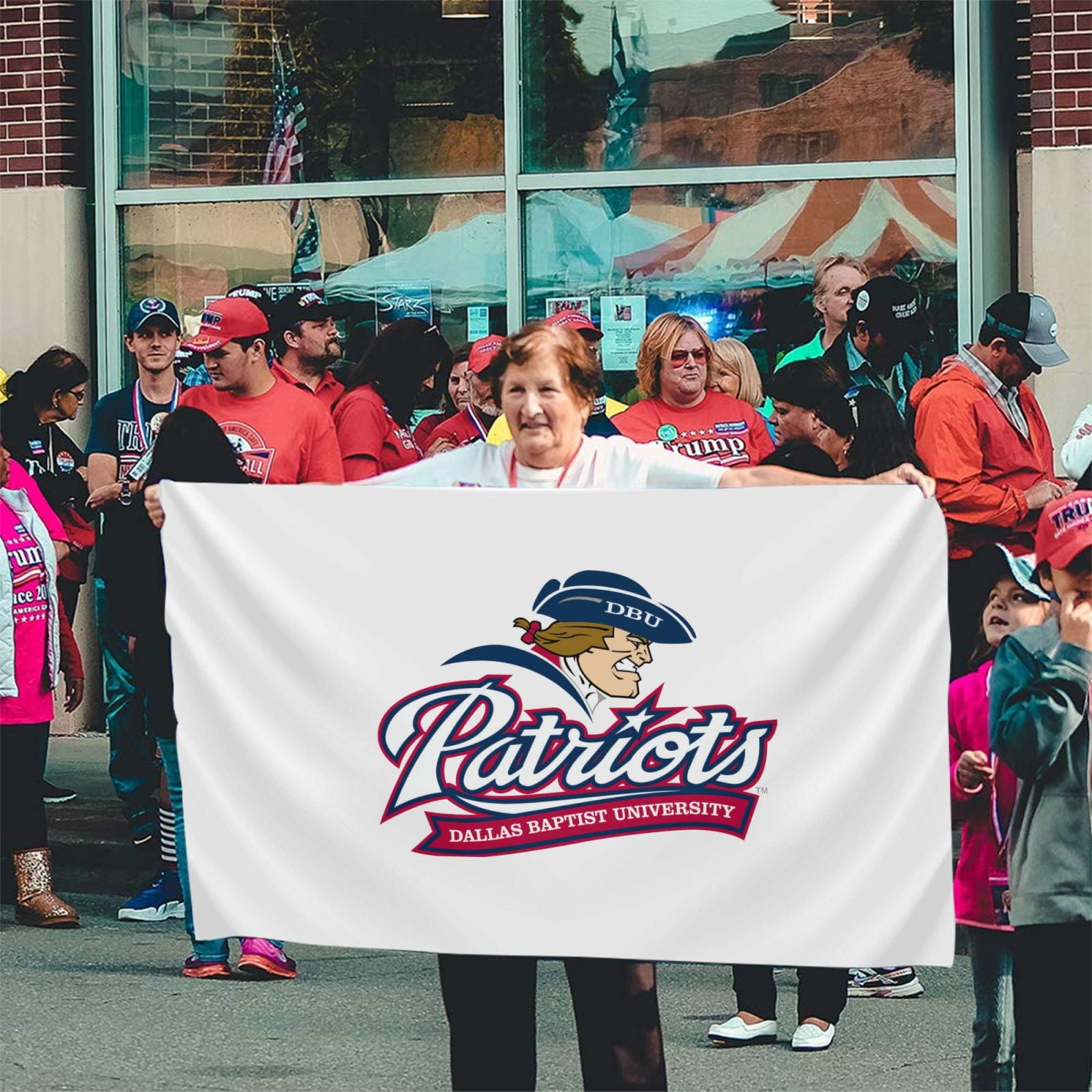 Dallas Baptist University Logo Banner Breeze Flag Outdoor Flags Home ...