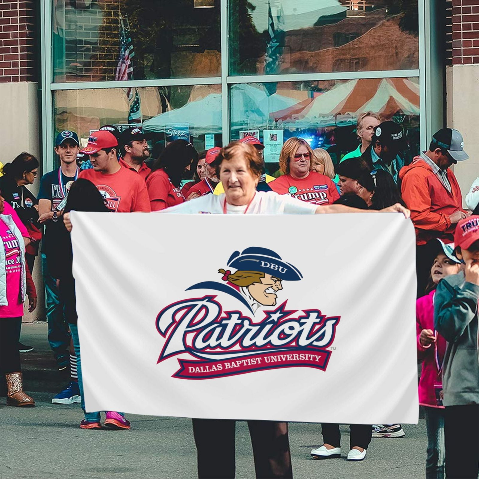 Dallas Baptist University Logo Banner Breeze Flag Outdoor Flags Home ...