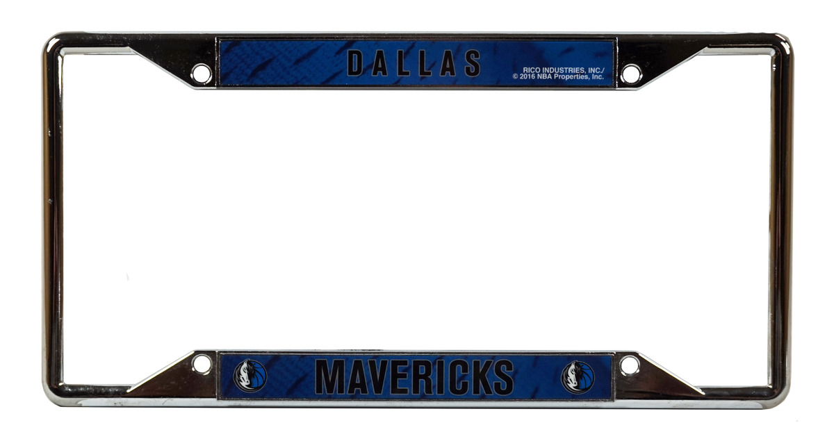 Dallas Basketball Mavericks EZ View License Plate Frame - Designed for ...