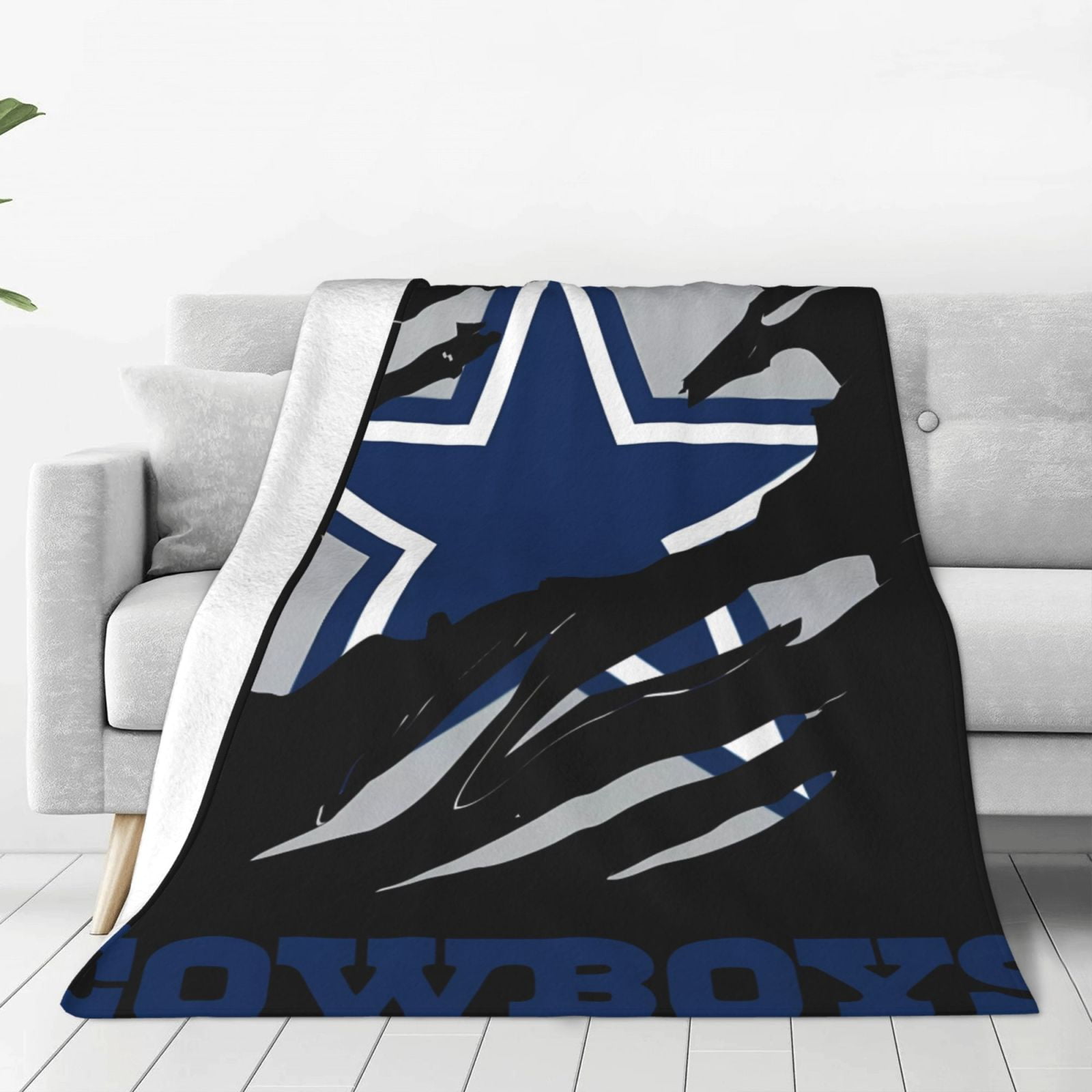 Dallas Blanket Football Custom,Super Soft And Cozy Flannel Blanket For ...