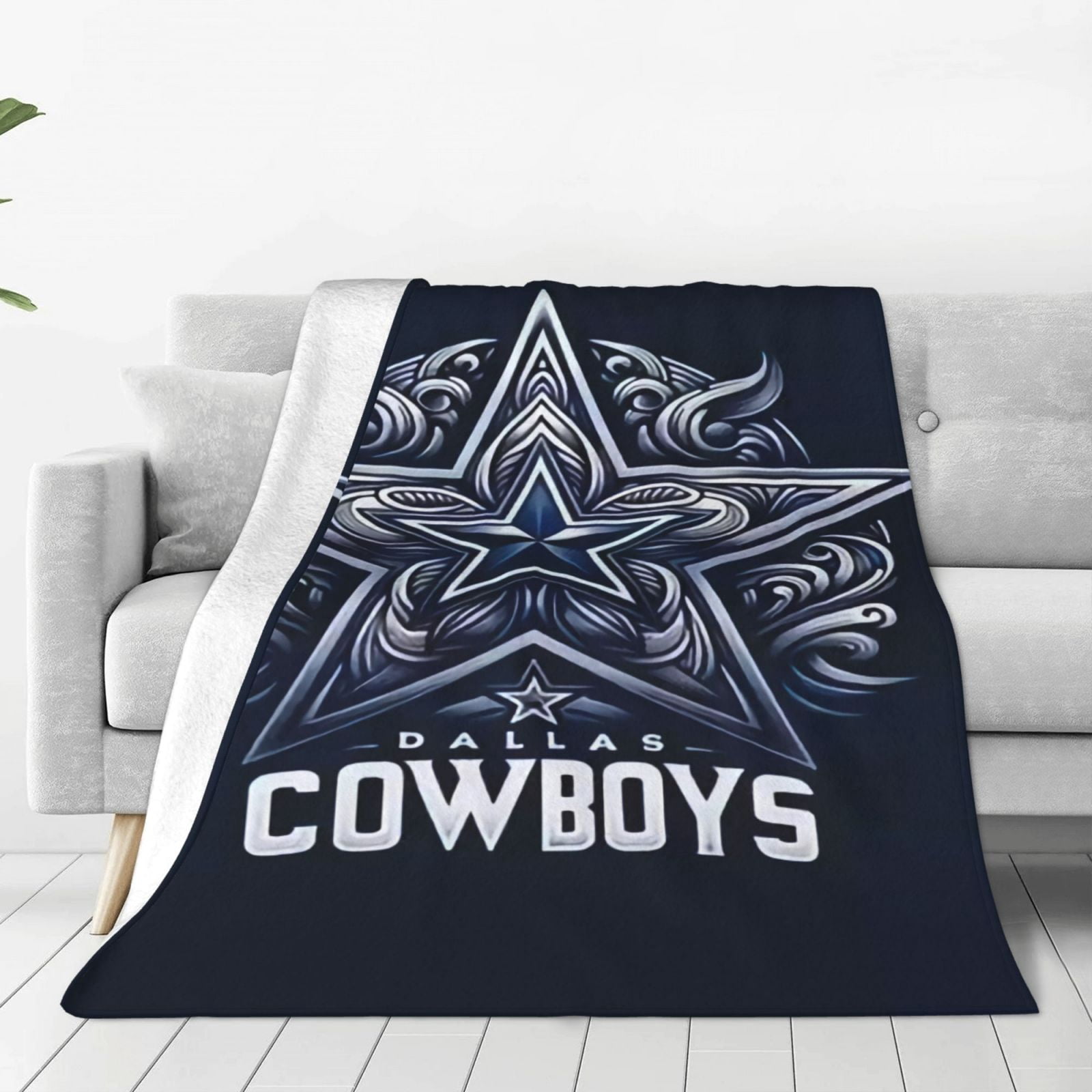 Dallas Blanket Football Custom,Super Soft And Cozy Flannel Blanket For ...
