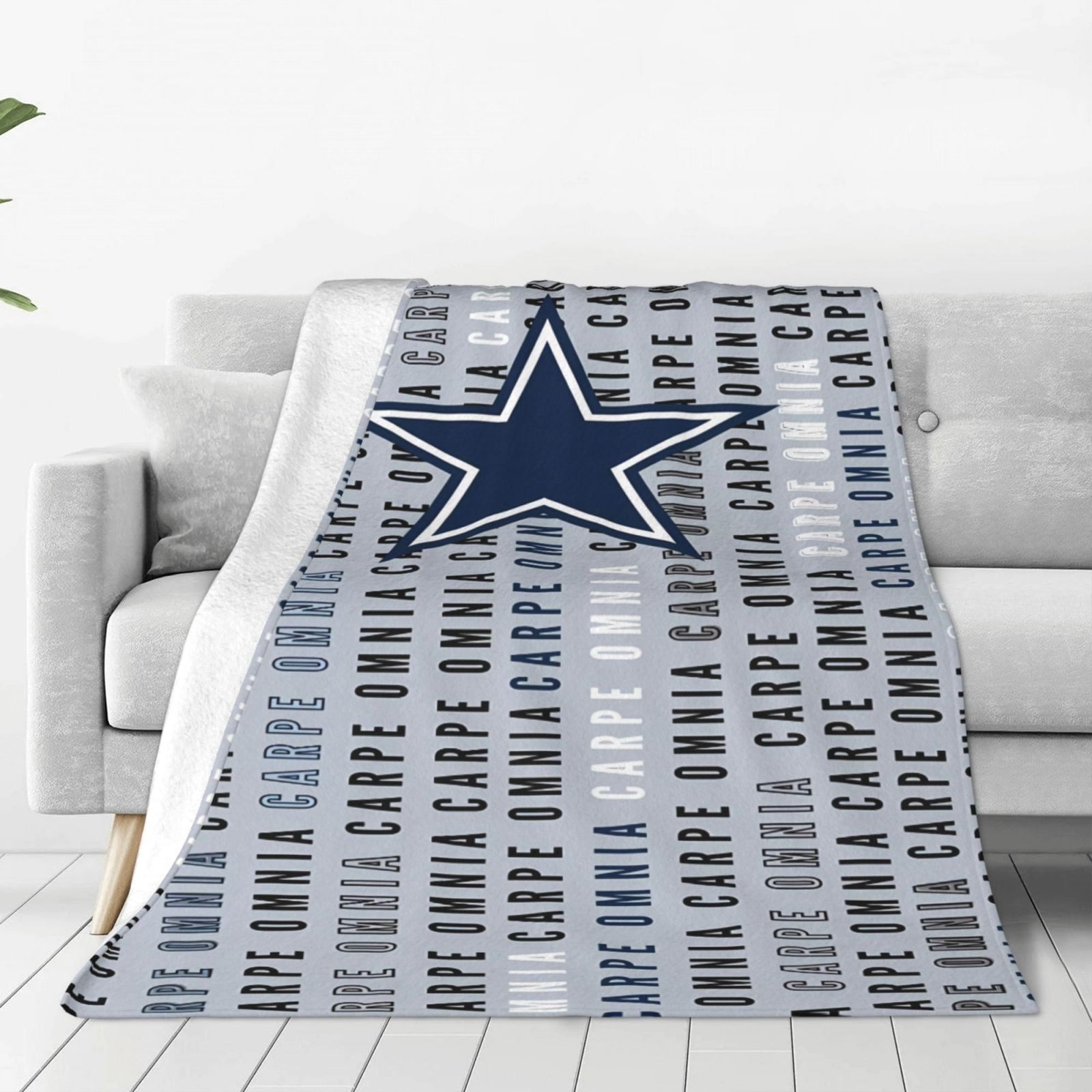 Dallas Blanket Football Custom,Super Soft And Cozy Flannel Blanket For ...