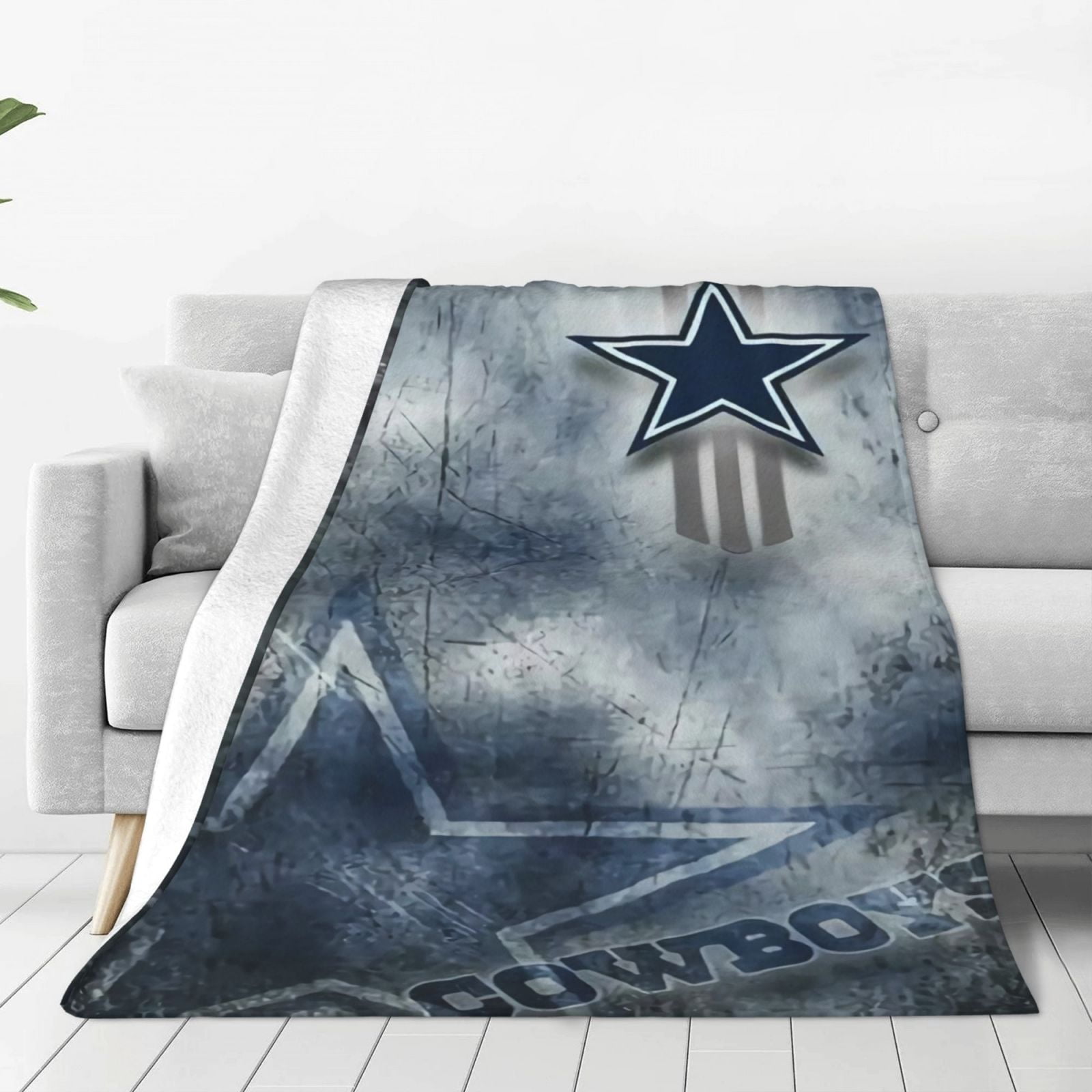Dallas Blanket Football Custom,Super Soft And Cozy Flannel Blanket For ...