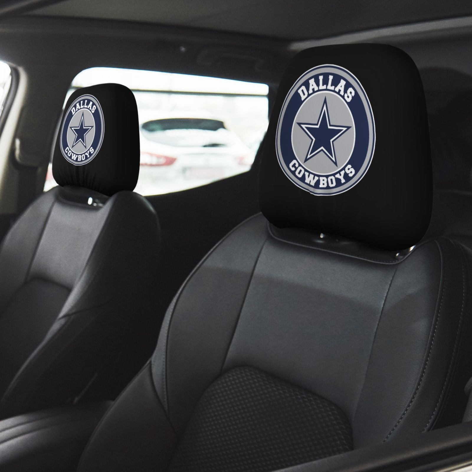 Dallas City Team Car Headrest Covers (2-Pack) Car Seat Pillow Covers ...