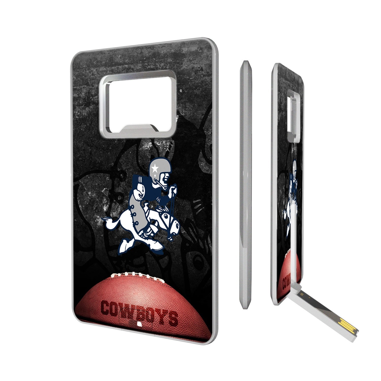 Dallas Cowboys 32GB Legendary Design Credit Card USB Drive with Bottle ...