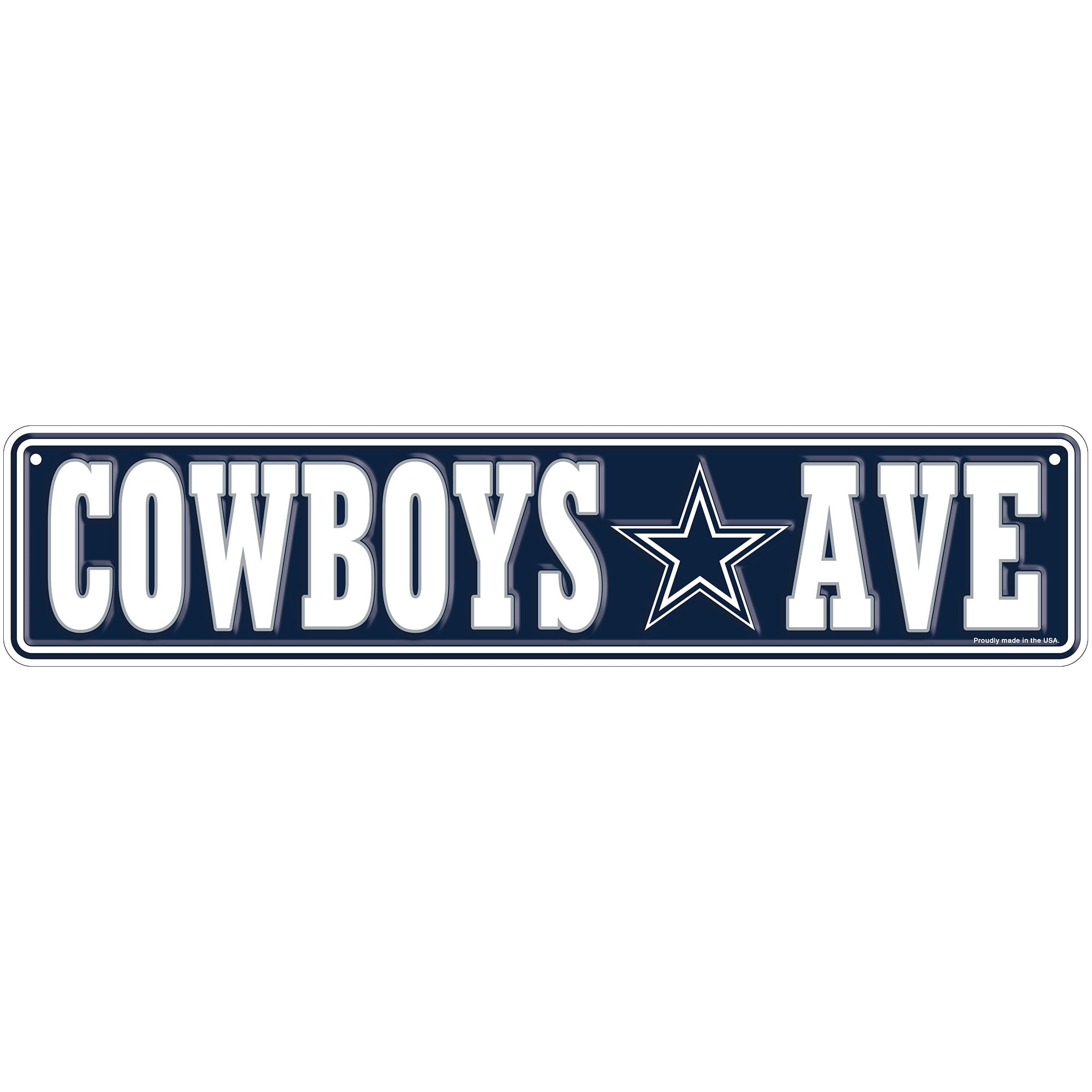Dallas Cowboys 4" x 18" Team Boulevard Metal Sign - Walmart.com