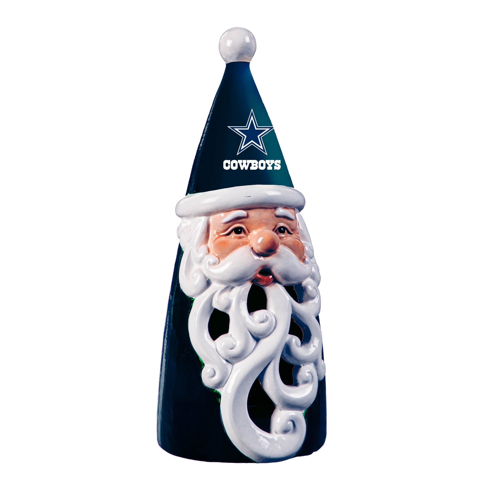 Dallas Cowboys 8" LED Santa Statue - Walmart.com