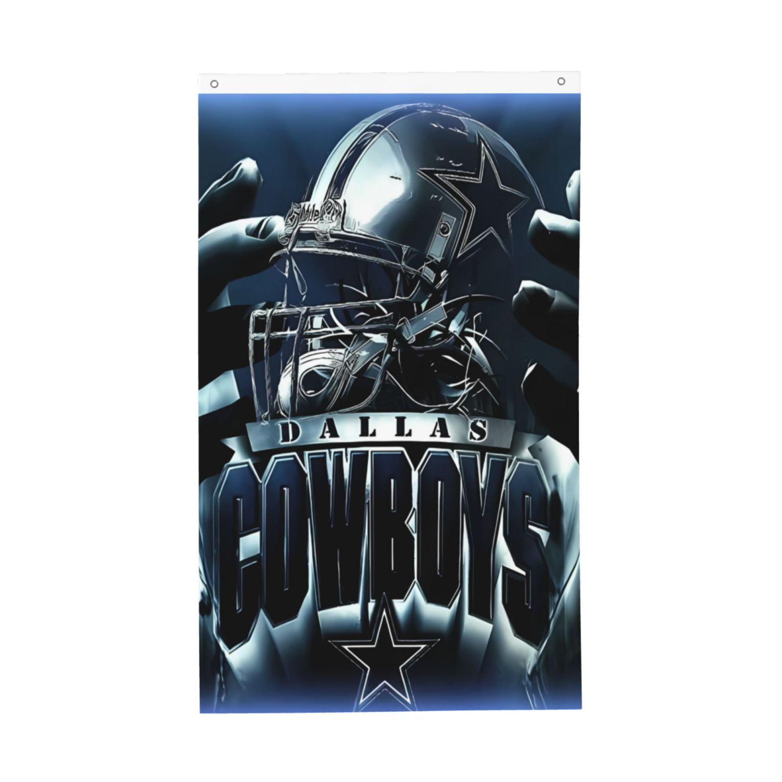Cowboys Double Sided Outdoor Decorative Flag Support Flag Indoor ...