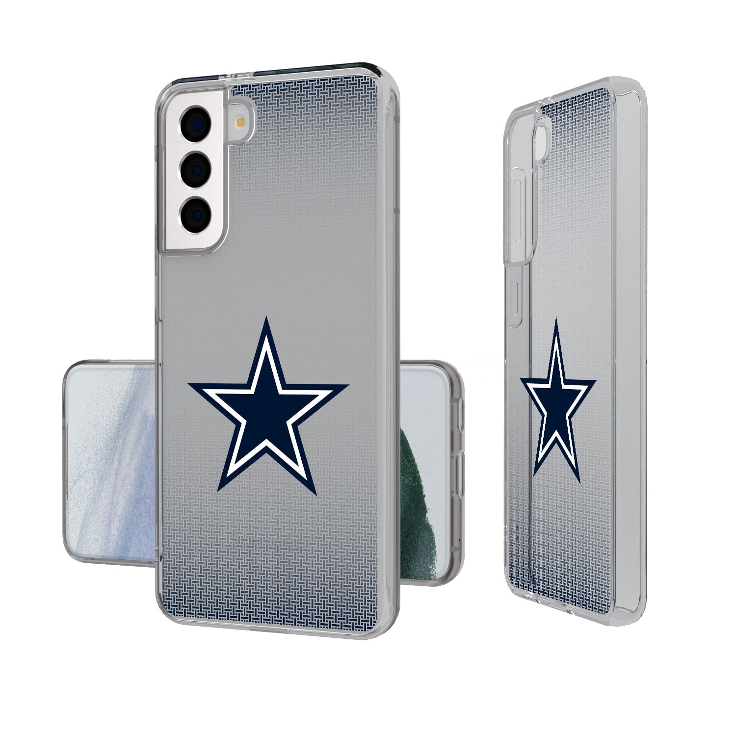 Dallas Cowboys Linen Logo Galaxy Clear Case - Walmart.com