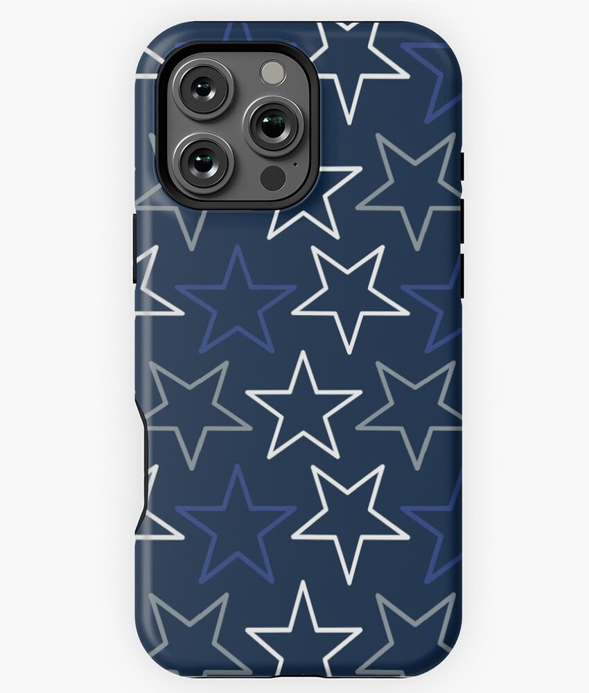 Dallas Cowboys Pattern Navy M4139 Phone Case for iPhone 17 16 15 14 13 ...