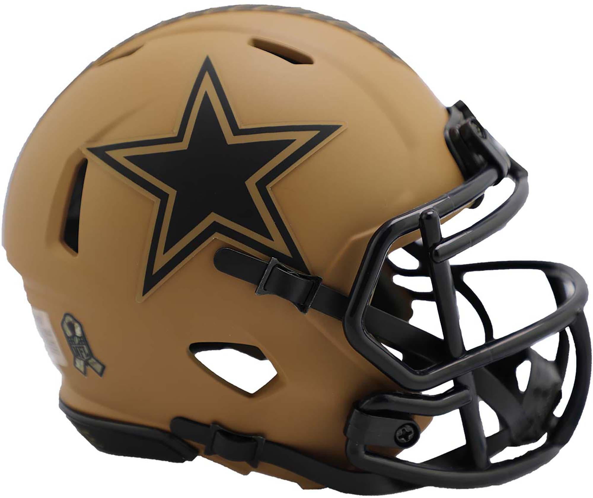 Dallas Cowboys Riddell 2023 Salute to Service Speed Mini Helmet ...