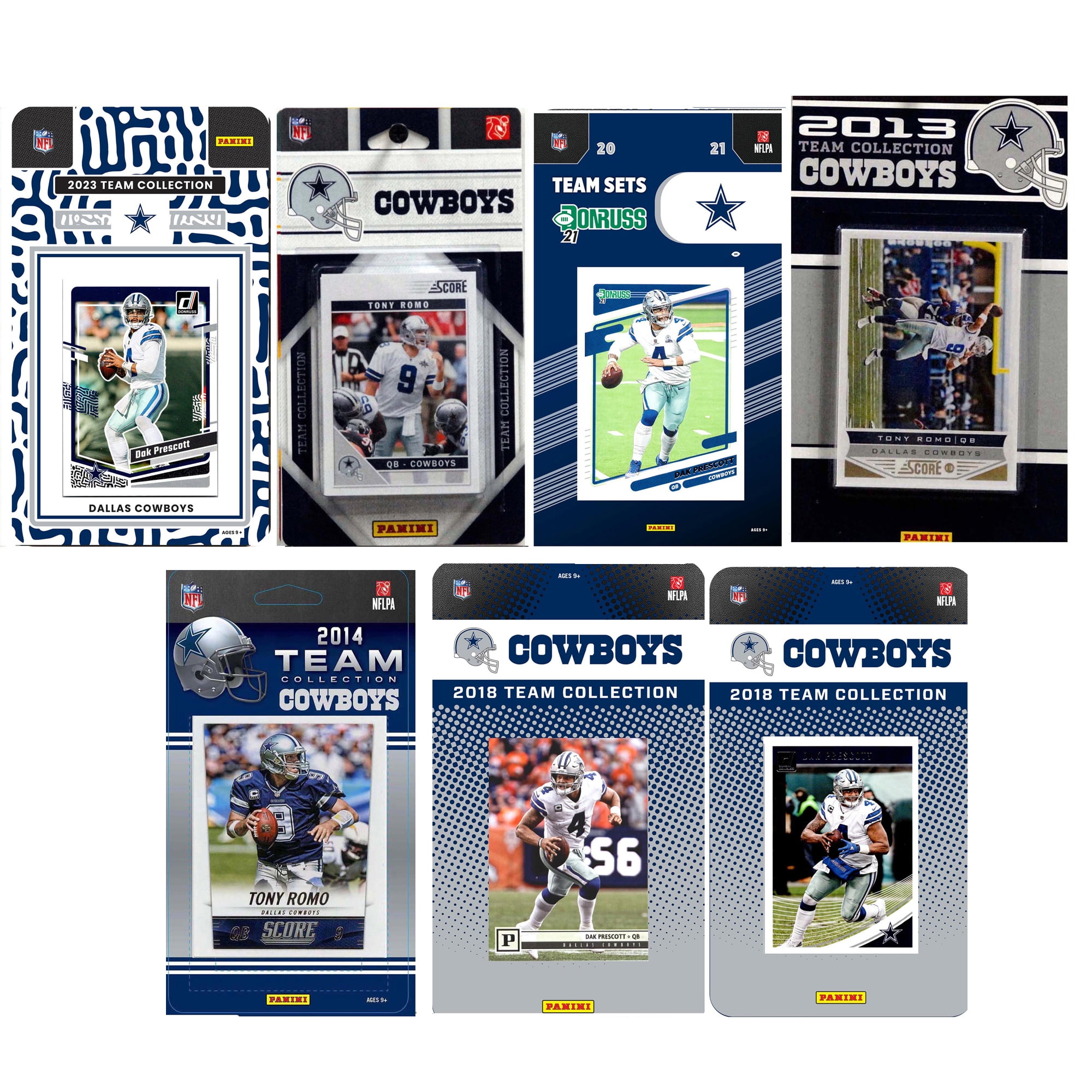 Dallas Cowboys Team Multi-Season Trading Card Set - Walmart.com