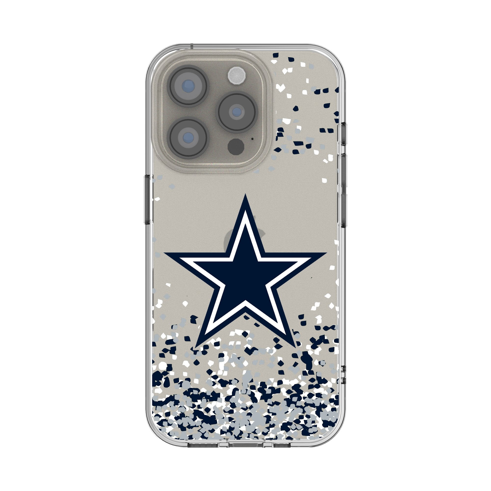 Dallas Cowboys iPhone Clear Case with Confetti Design - Walmart.com