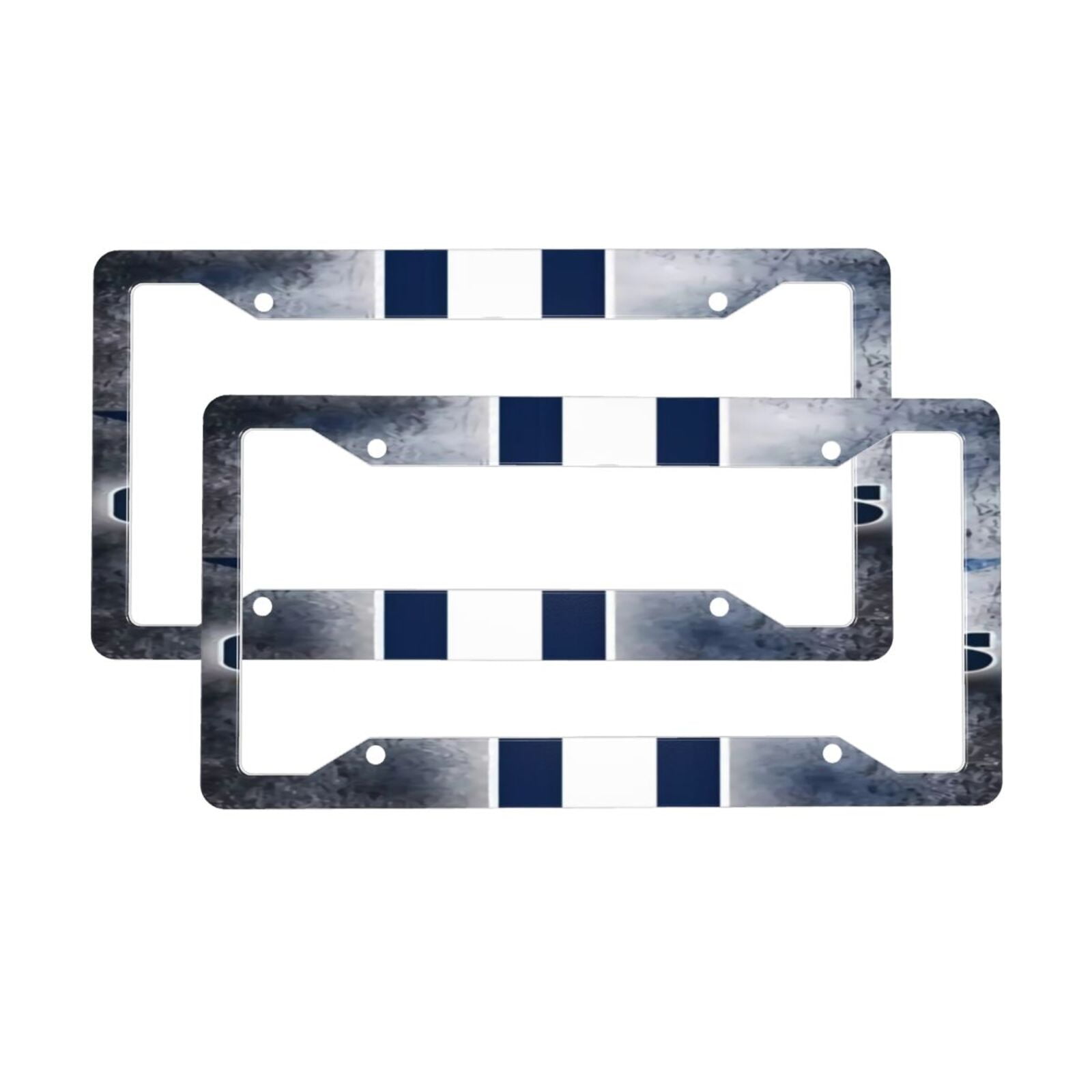 Dallas Custom 4-Hole Football License Plate Frame (Set of 2 ...