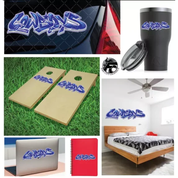 Dallas Dallas Football Team Sticker Decal Graffiti Car Truck Window ...