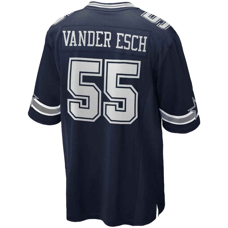 Dallas Football Shirt Leighton Vander Esch#55 Sports Team Game Fans For ...