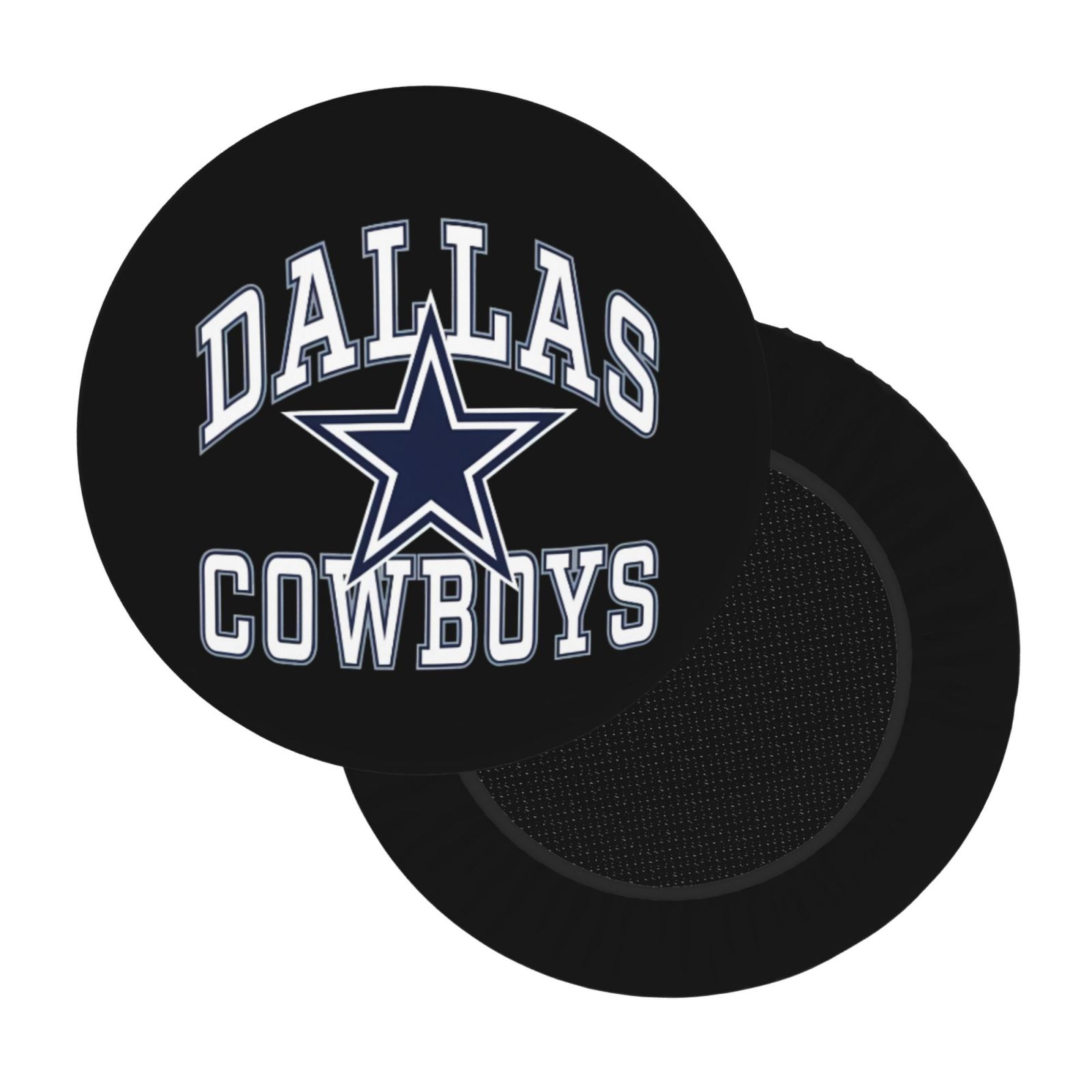 Dallas Football Team Round Bar Chair Cushion Covers Elastic Band Round ...