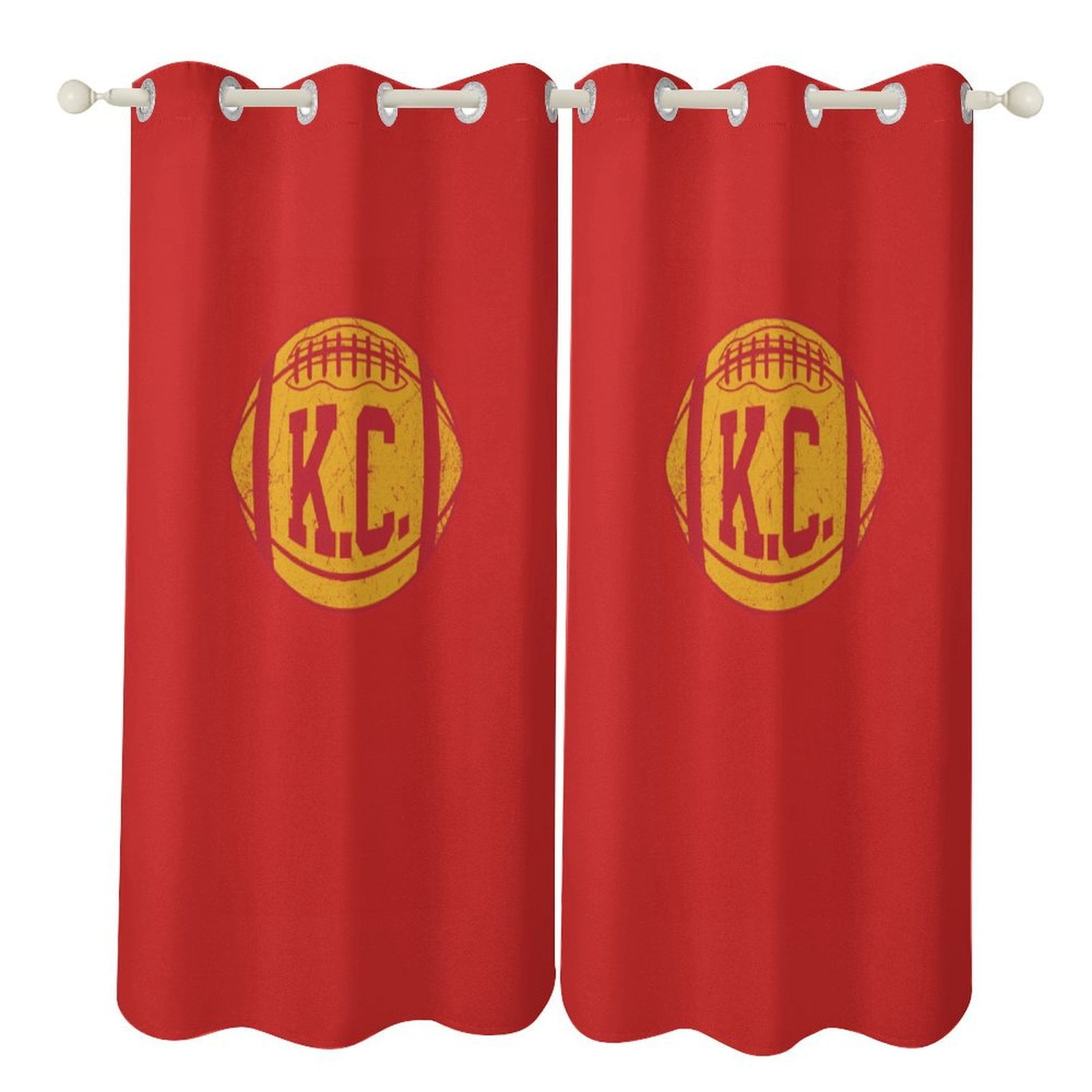 Dallas Football Team Sling（2） 2pcs Blackout Curtains For Living Room ...
