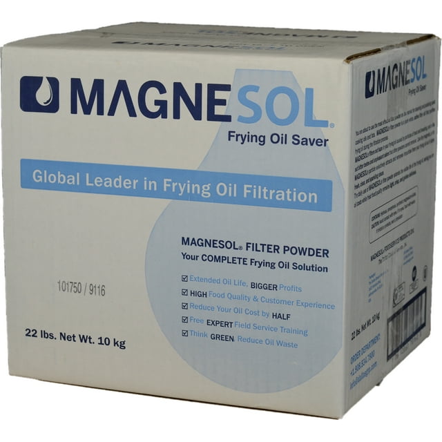 Grupo Dallas Magnesol XL Fryer Filter Powder, 22 Lbs Box, Oil Life ...
