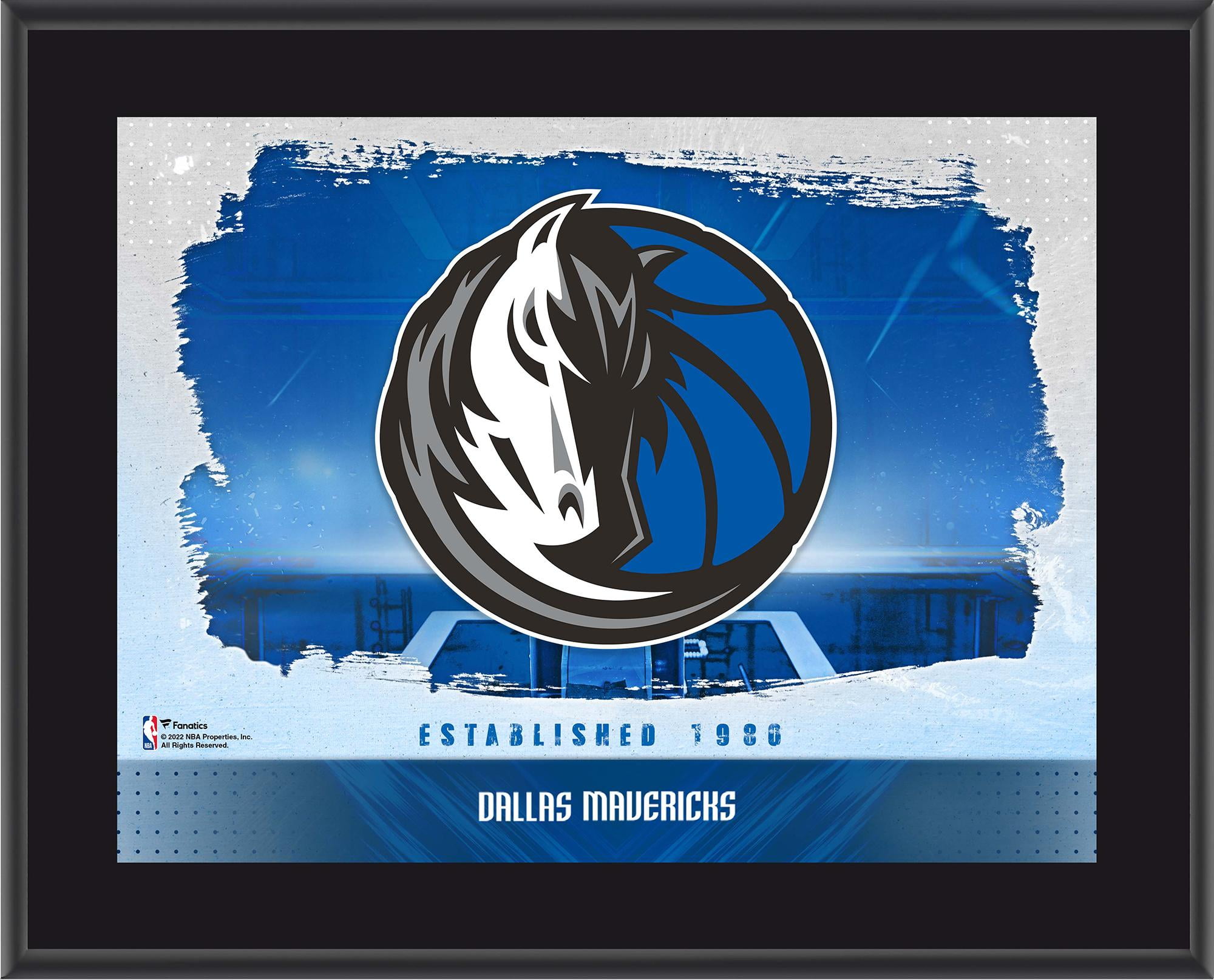 Dallas Mavericks 10.5" x 13" Sublimated Horizontal Team Logo Plaque ...