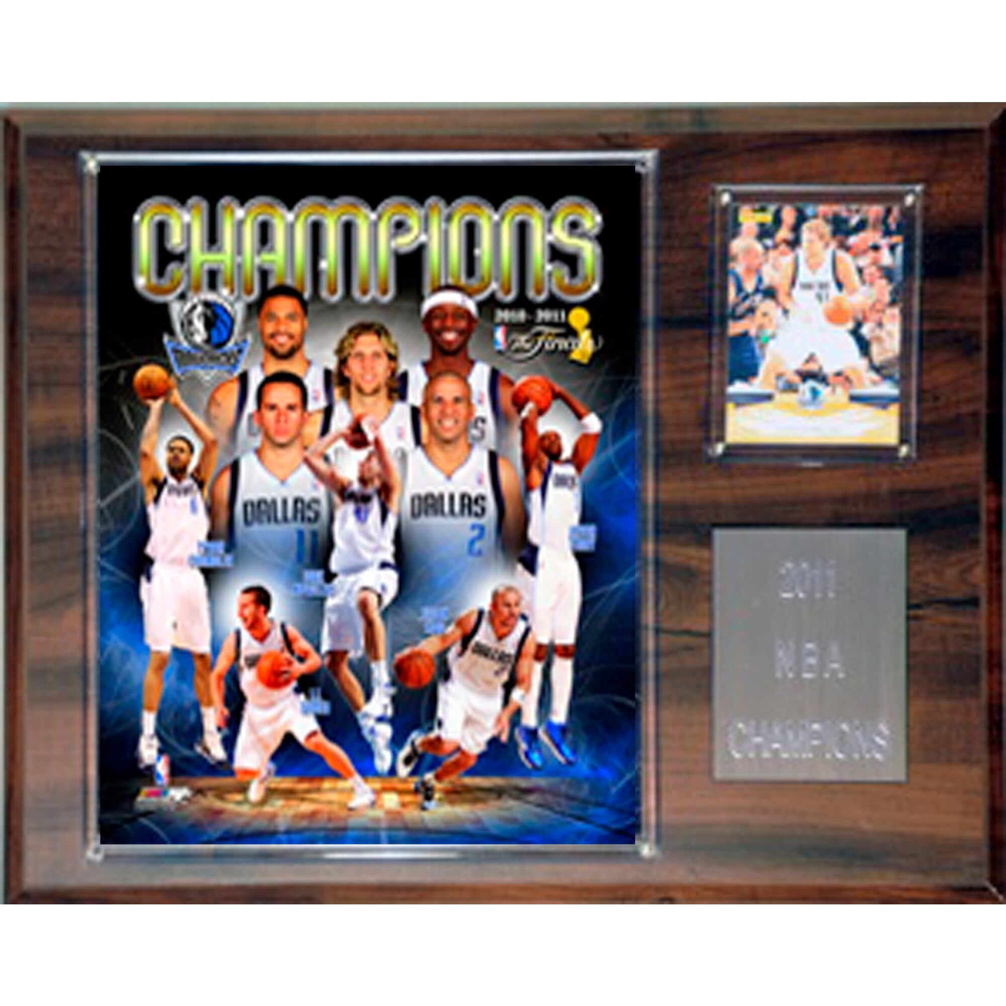Dallas Mavericks 2011 NBA Finals Champions 12'' x 15'' Plaque - Walmart.com