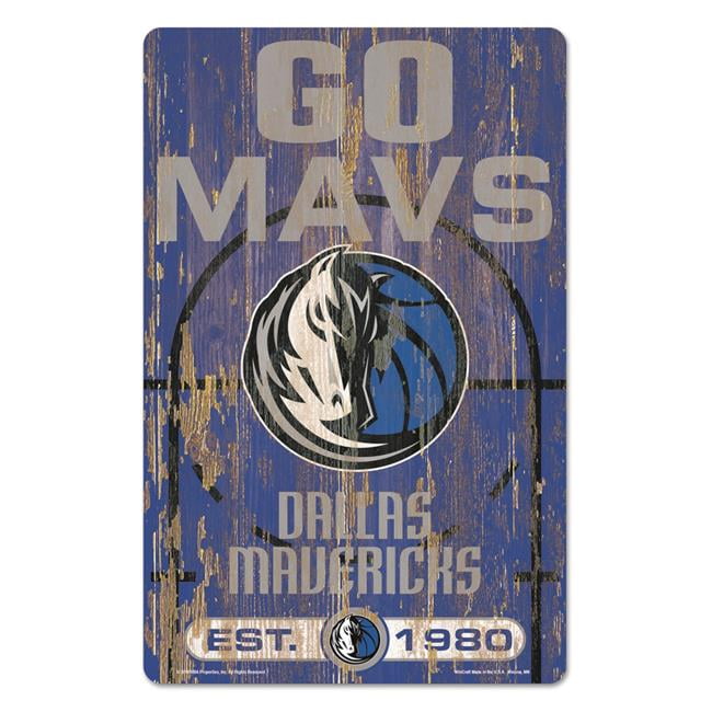 Dallas Mavericks-- Sign 11x17 Wood Slogan Design - Walmart.com