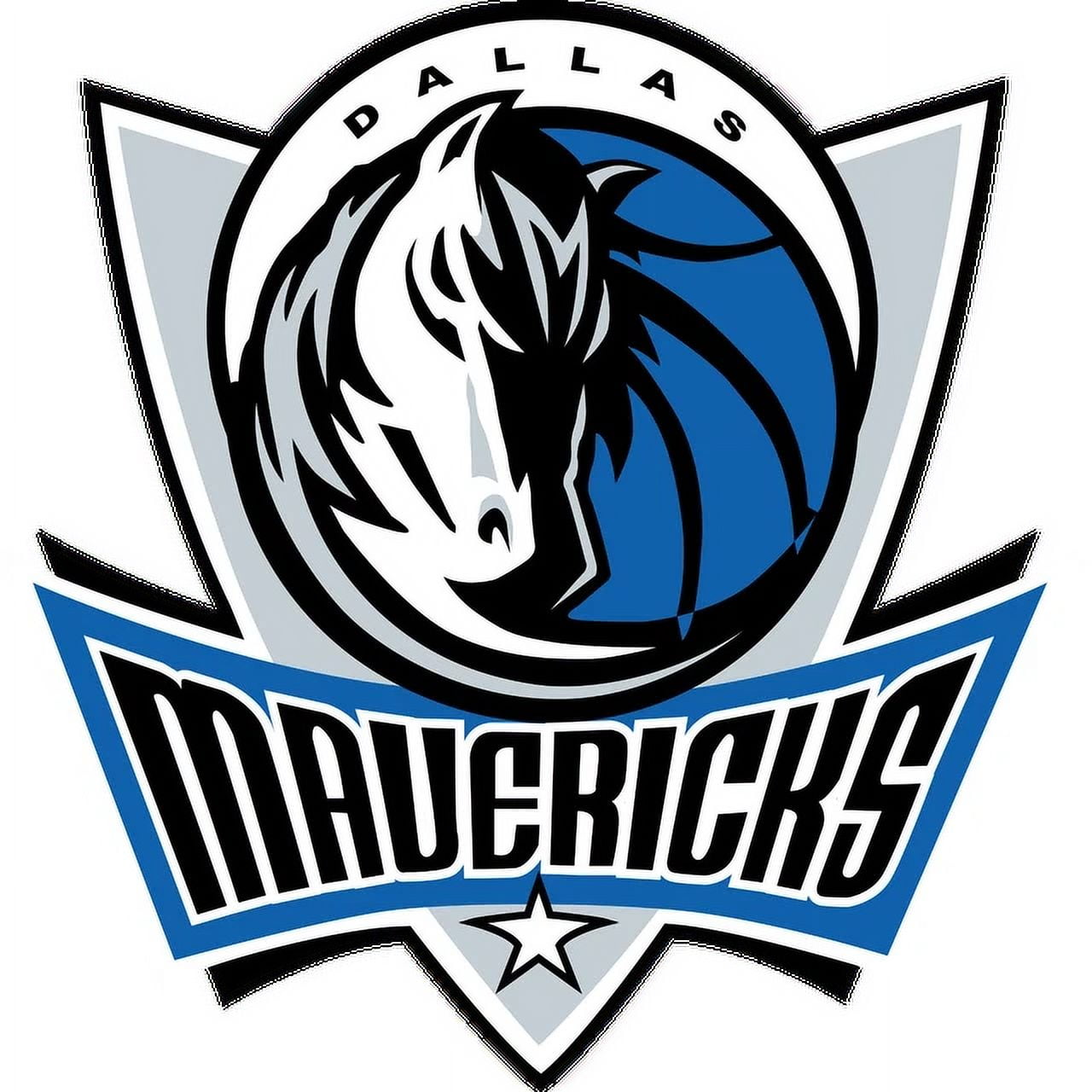 Dallas Mavericks Sticker Logo Basketball Phone Decal Water Bottle ...
