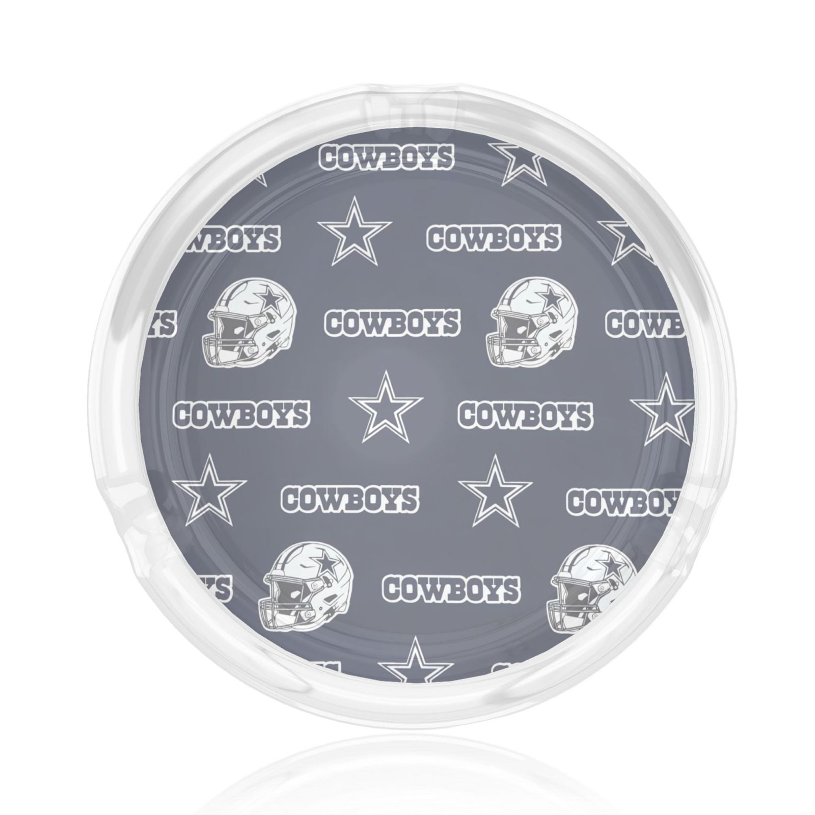 Dallas Round Glass Ashtray, Portable Decorative Modern Ashtray ...