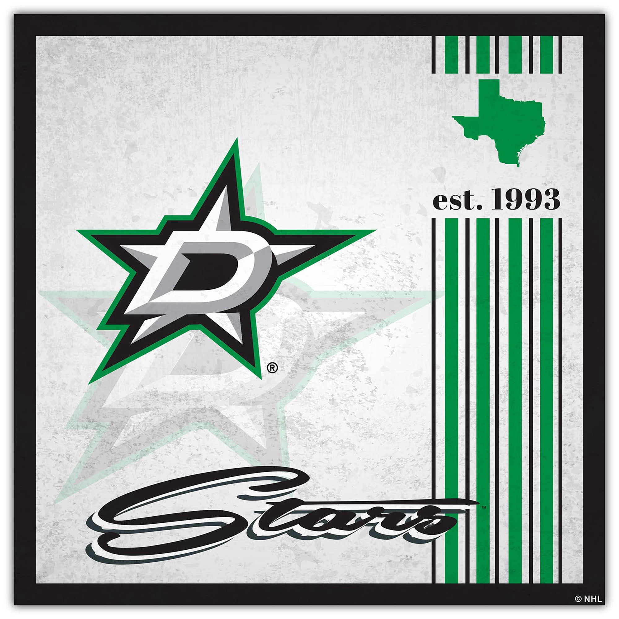 Dallas Stars 10" x 10" Greatest Hits Team Sign - Walmart.com