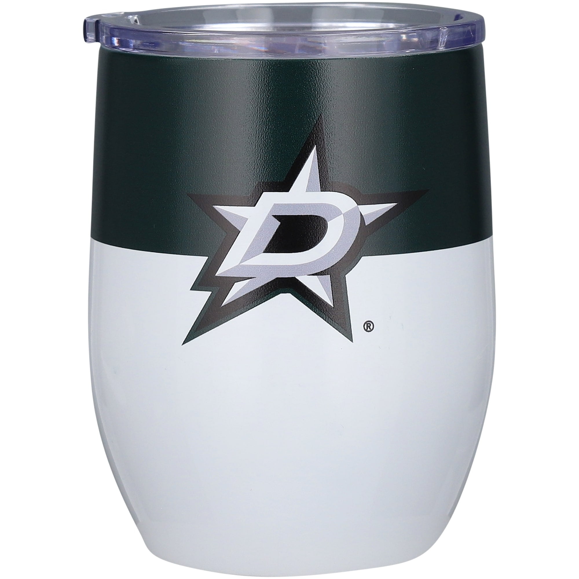 Dallas Stars 16oz. Colorblock Stainless Steel Curved Tumbler - Walmart.com