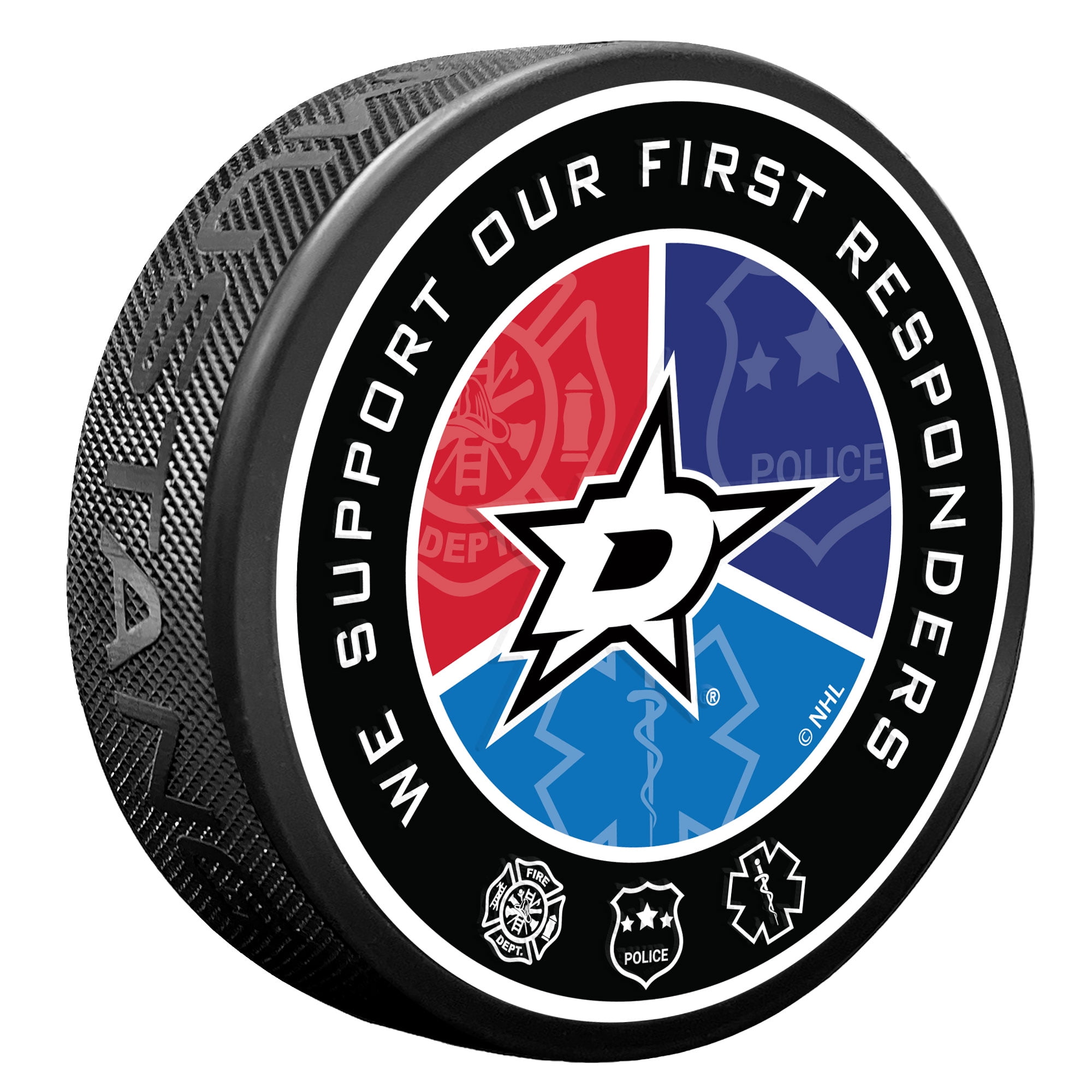 Dallas Stars First Responders Puck - Walmart.com