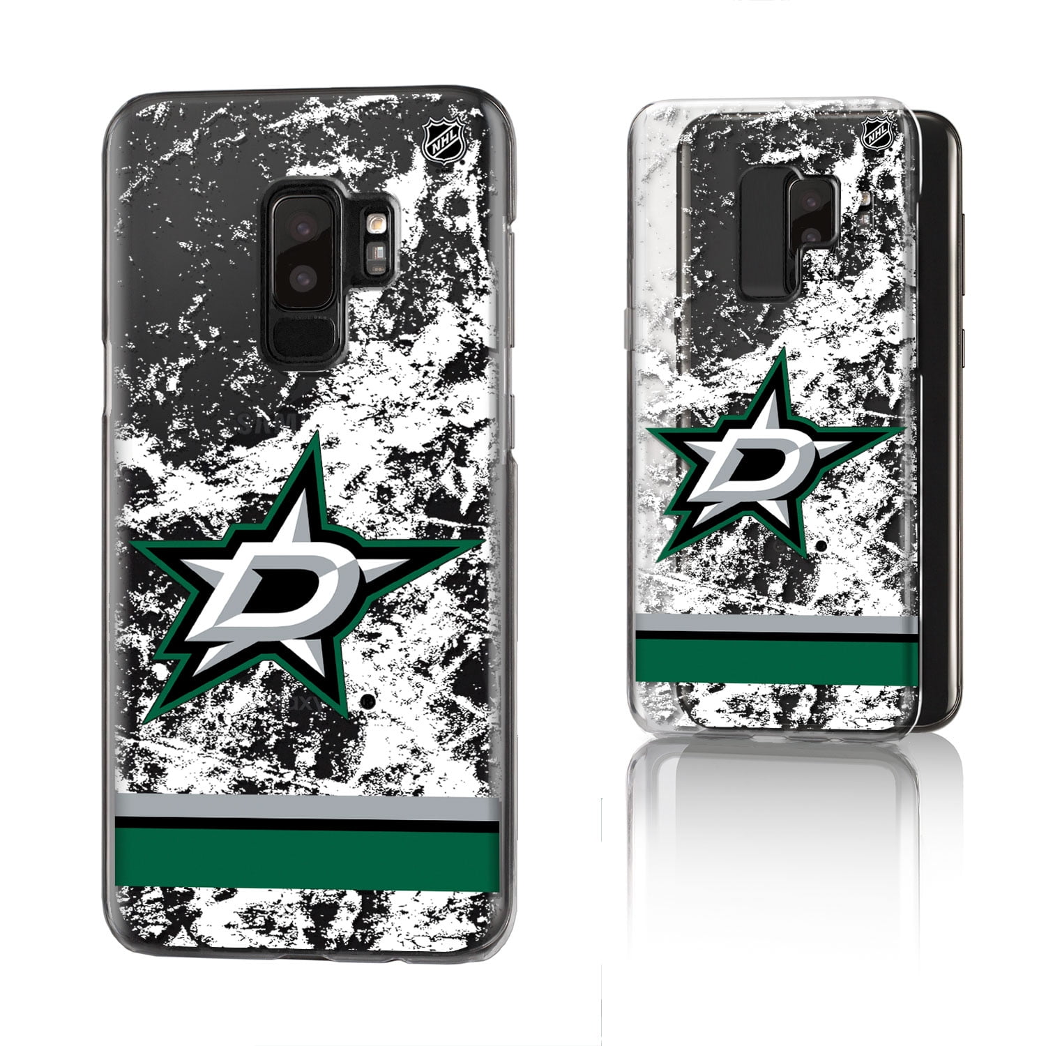 Dallas Stars Galaxy Stripe Clear Ice Case - Walmart.com