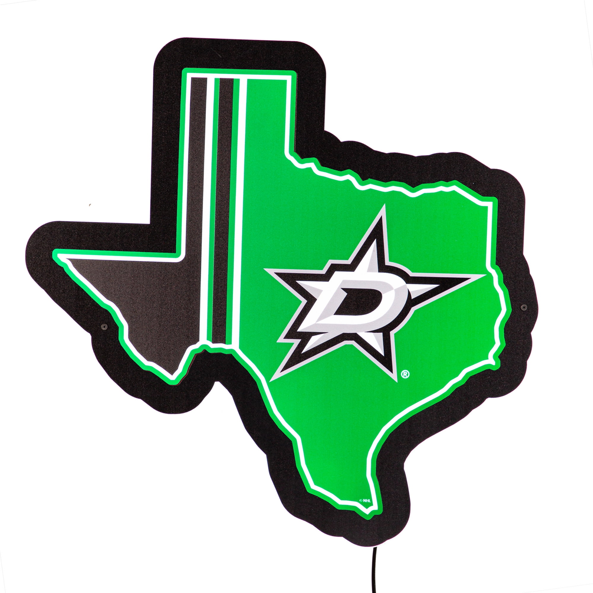 Dallas Stars LED State Shape Wall Sign - Walmart.com
