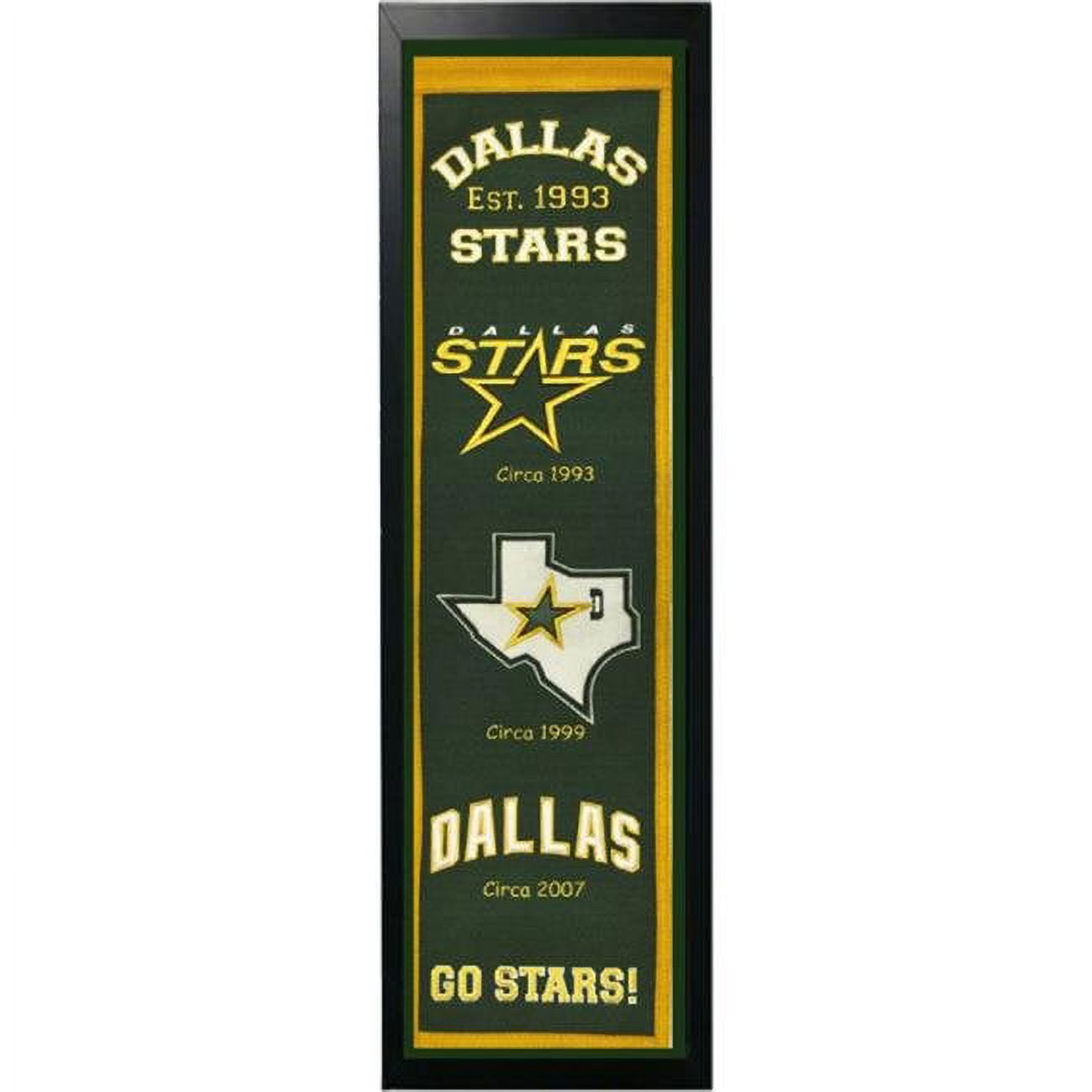 Dallas Stars Logo History Felt Banner 14 x 37 - Walmart.com