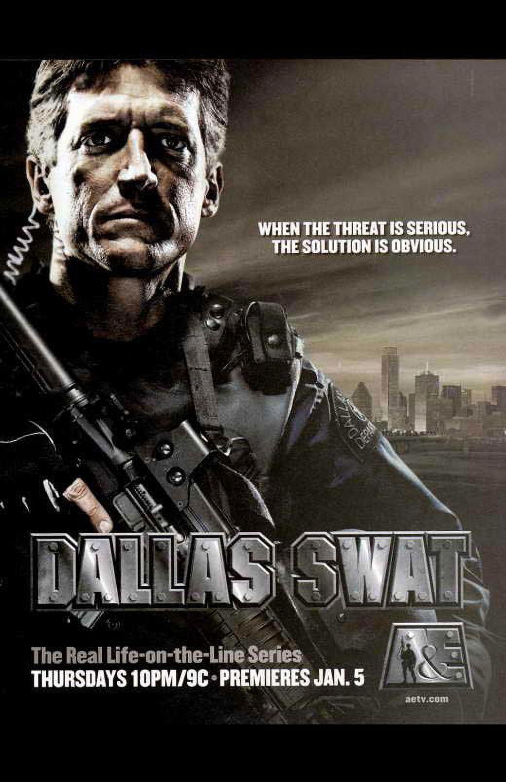 Dallas Swat Poster TV 11 x 17 In - 28cm x 44cm Steve Claggett Randy ...