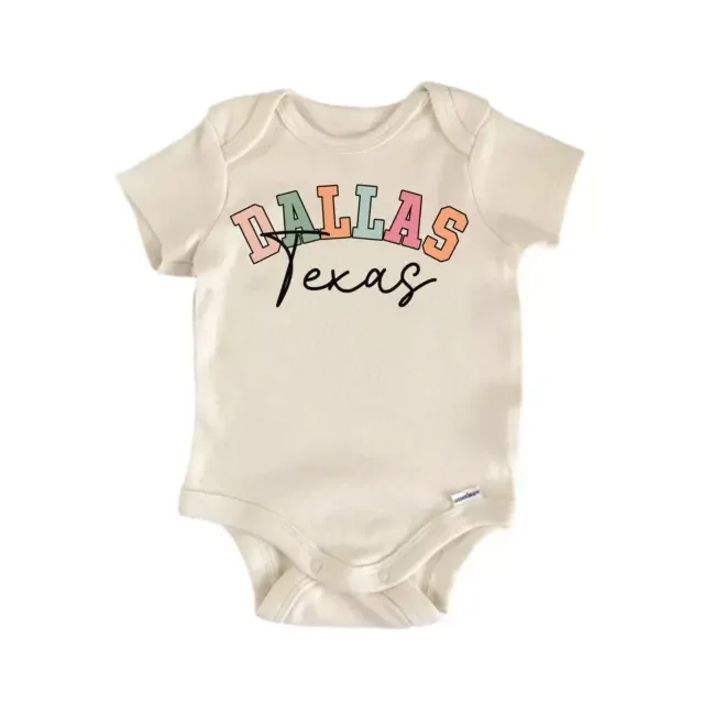 Dallas Texas Baby Boy Girl Clothes Bodysuit Cute Newborn Cute Baby ...