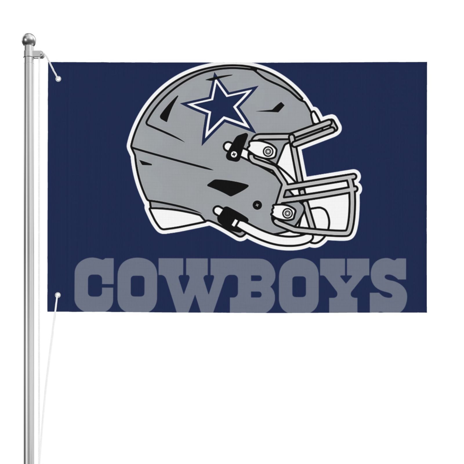 Dallas Three Layer personalized Double Sided Flag Football Fans ...