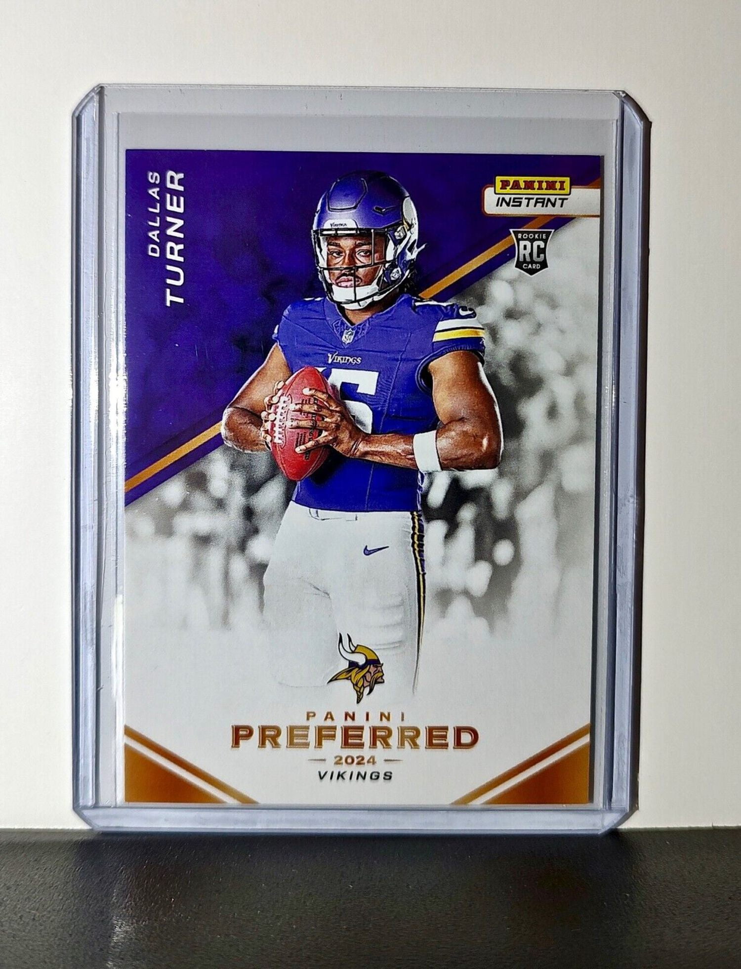 Dallas Turner 2024 Panini Preferred NFL #7 Rookie Card Minnesota ...