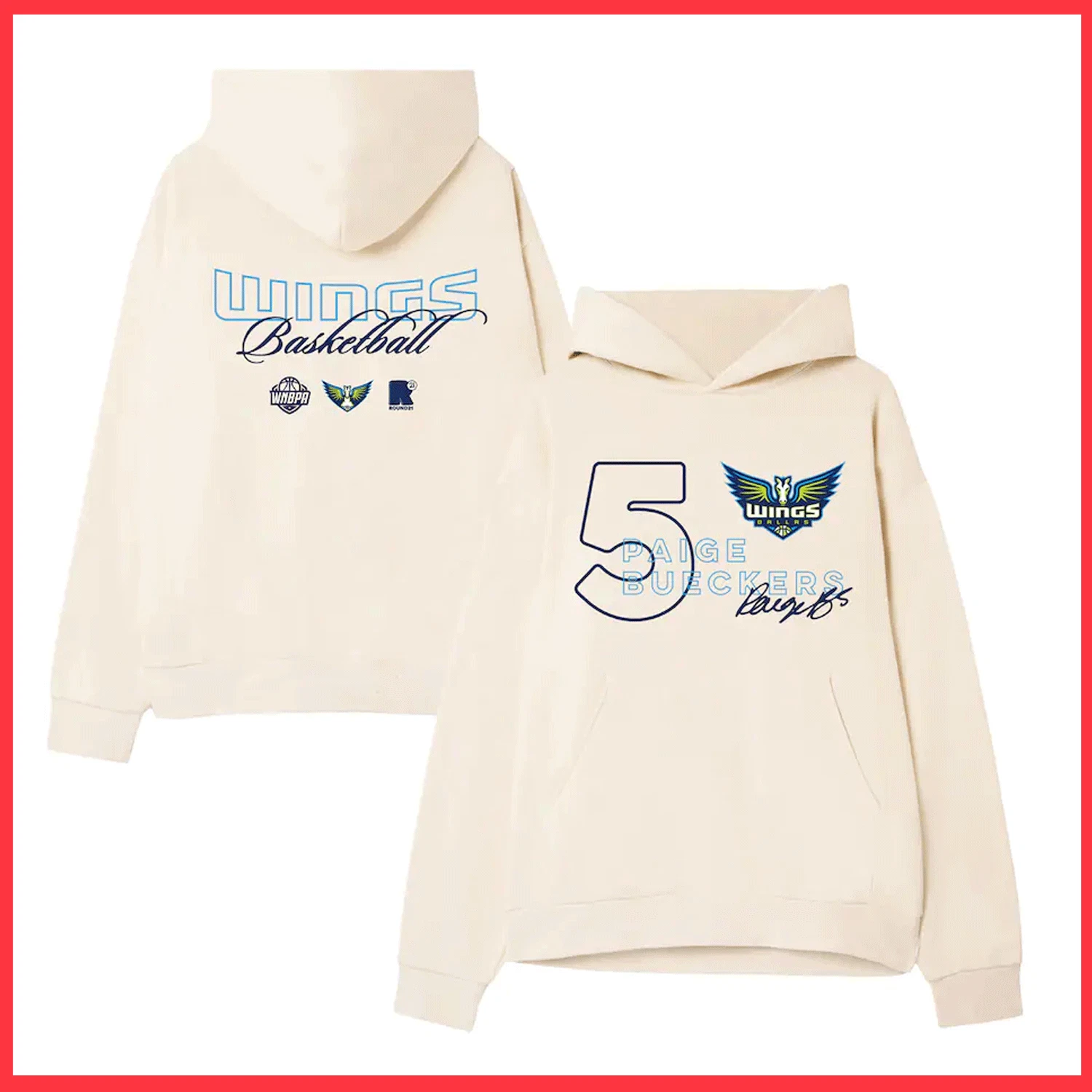 Dallas Wings Unisex 2025 WNBA Draft Flight Night Pullover Hoodie ...