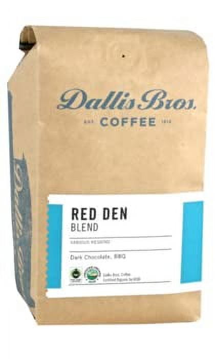 Dallis Bros. Coffee "Red Den Blend" Dark Roasted Fair Trade Organic ...
