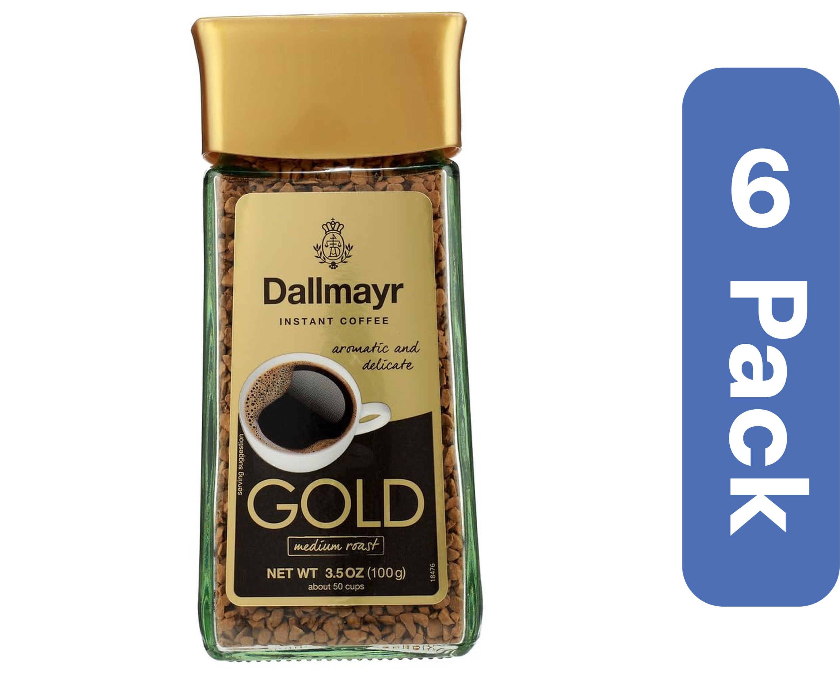Dallmayr Gold Instant Coffee 3.5 oz (Pack Of 6) - Walmart.com