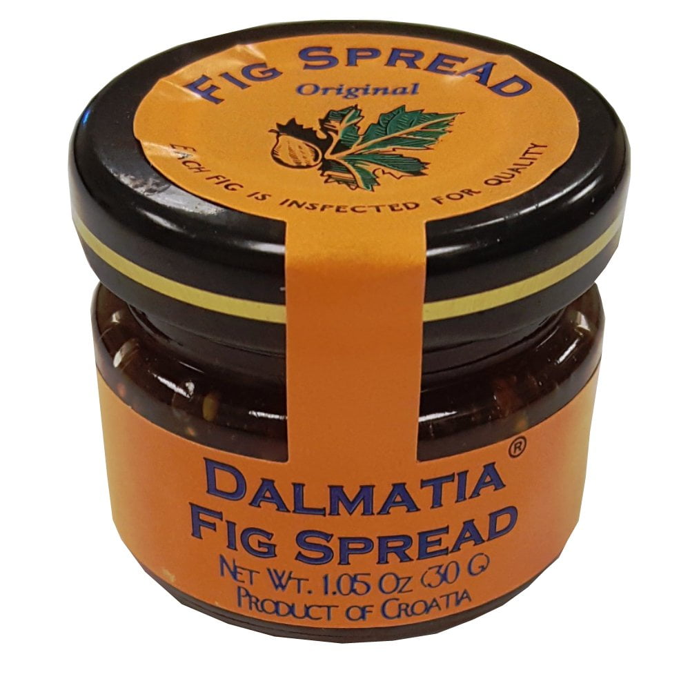 Dalmatia Natural Fig Spread with Seeds, Mini Jar, 1.05 oz. - Pack of 30 ...