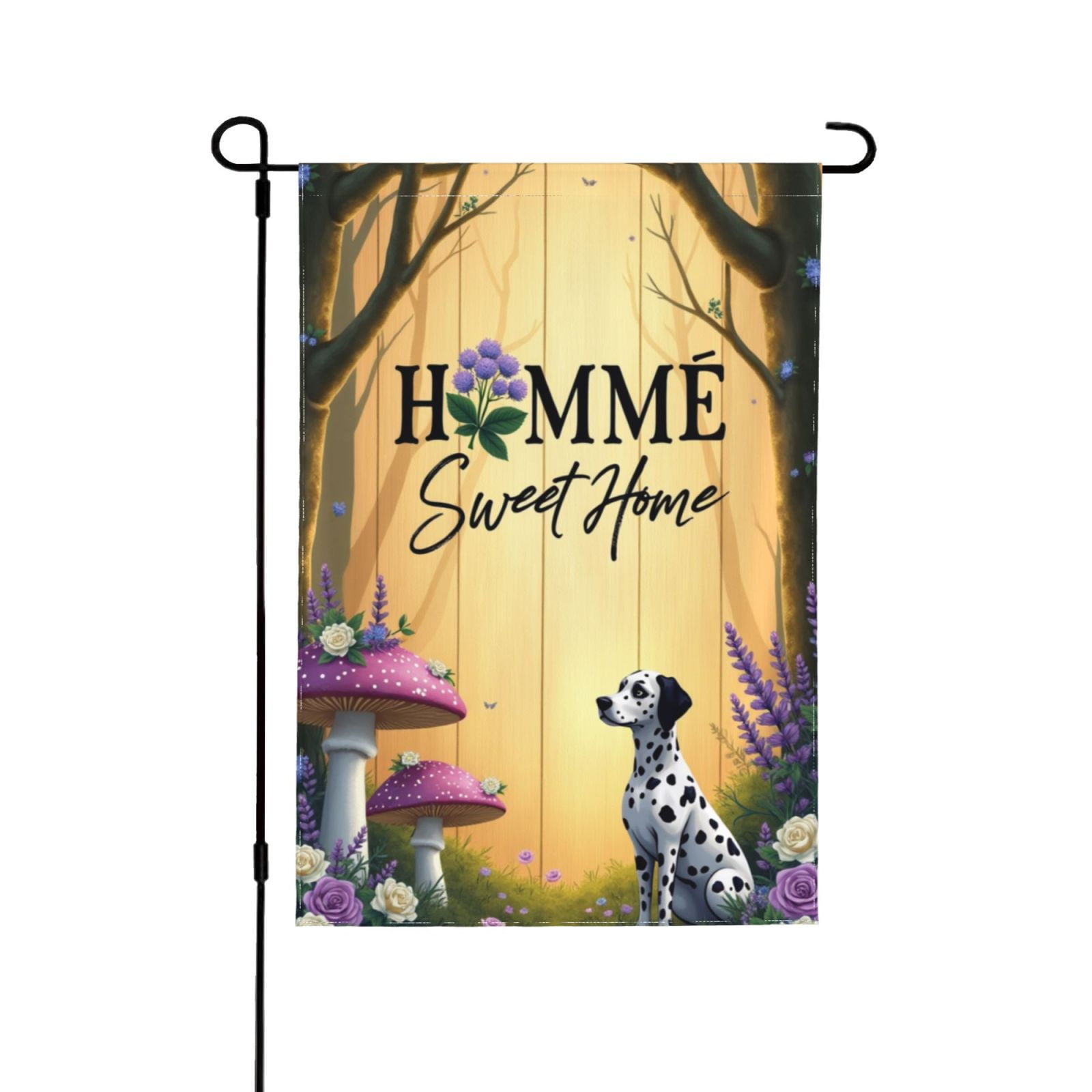 Dalmatian 12.5x18 IN Garden Flag Home Sweet Home Small Garden Flag ...