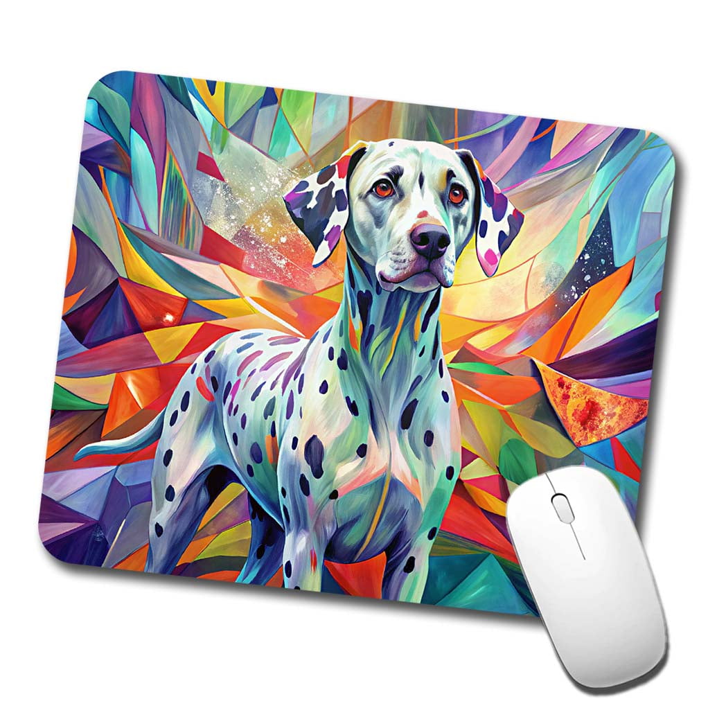 Dalmatian Dog Abstract Art Mouse Pad Low Profile Gaming Mat - Walmart.com