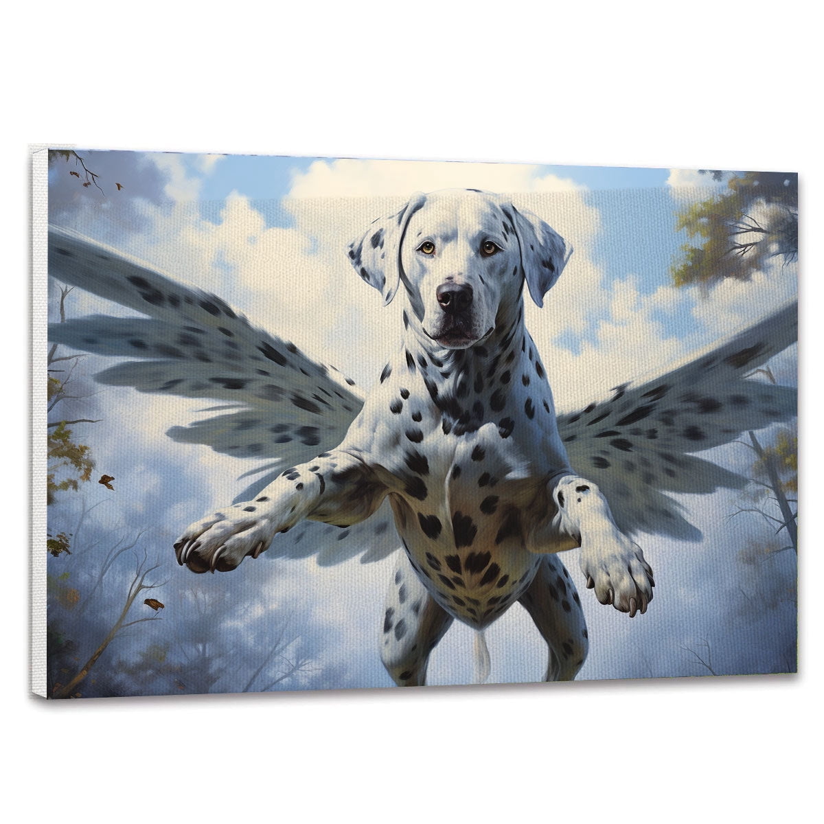 Dalmatian Dog Memorial Gifts - Waiting At The Door Canvas - Dog ...