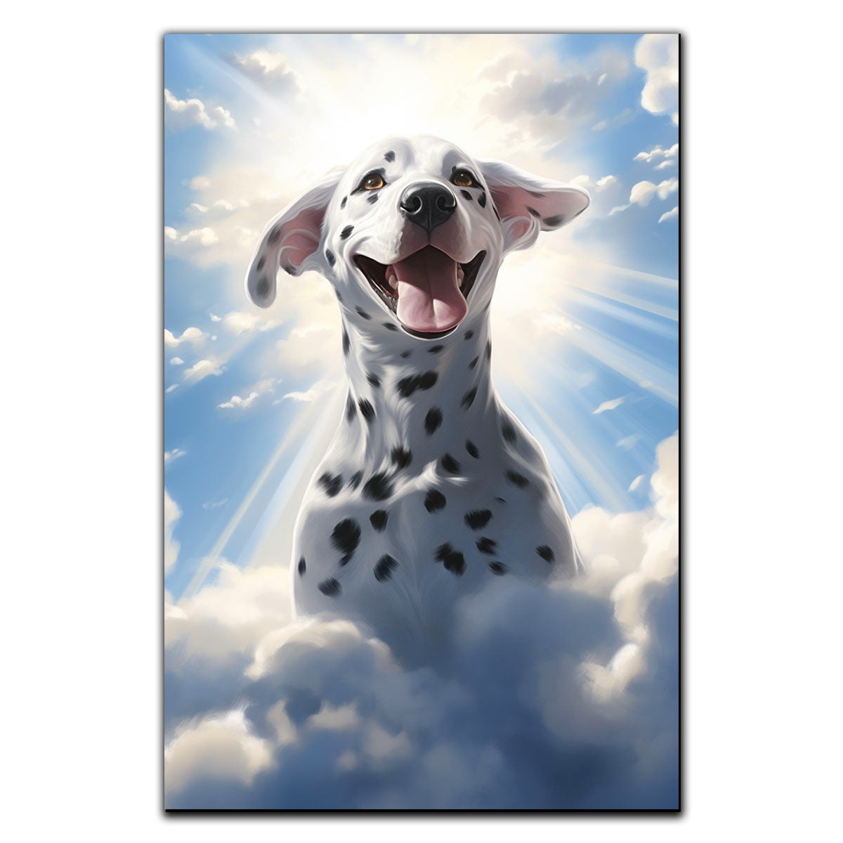 Dalmatian Dog Memorial Gifts for Loss of Dog, Dog Memorial Canvas, Pet Memorial Gifts, Pet Loss ...